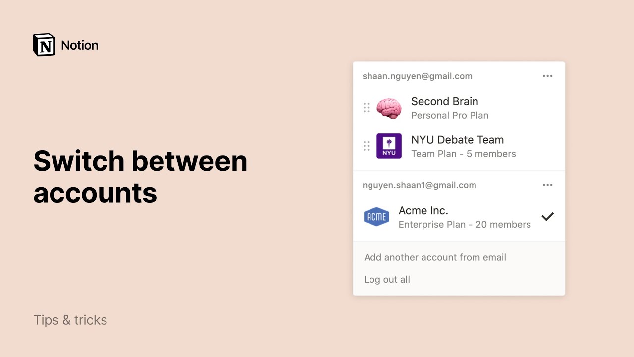 Create, join & leave workspaces – Notion Help Center
