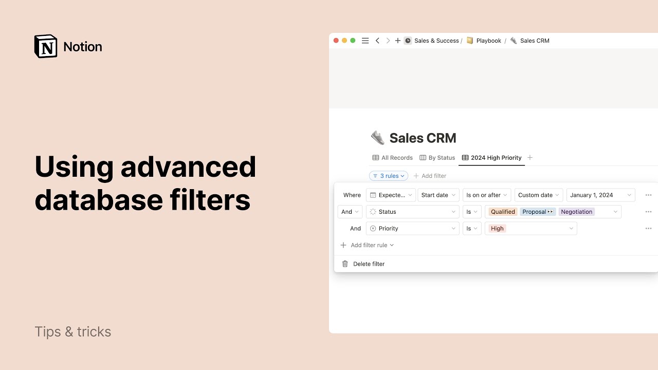 Views, filters, sorts & groups – Notion Help Center