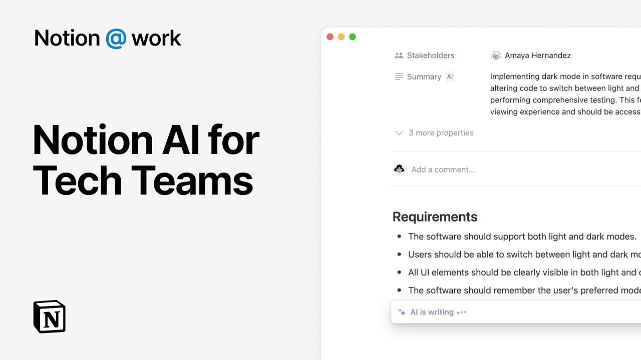 How tech teams can use Notion AI to boost productivity