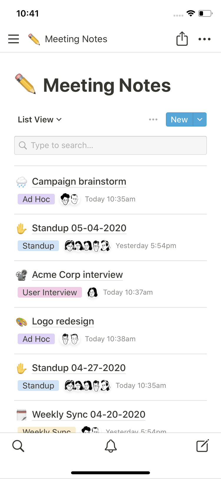 Notion for notes & docs