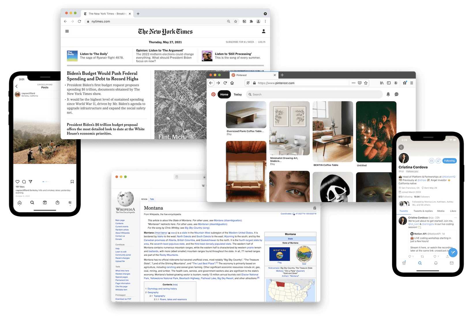 Notion Web Clipper for Chrome, Safari, Firefox, and mobile