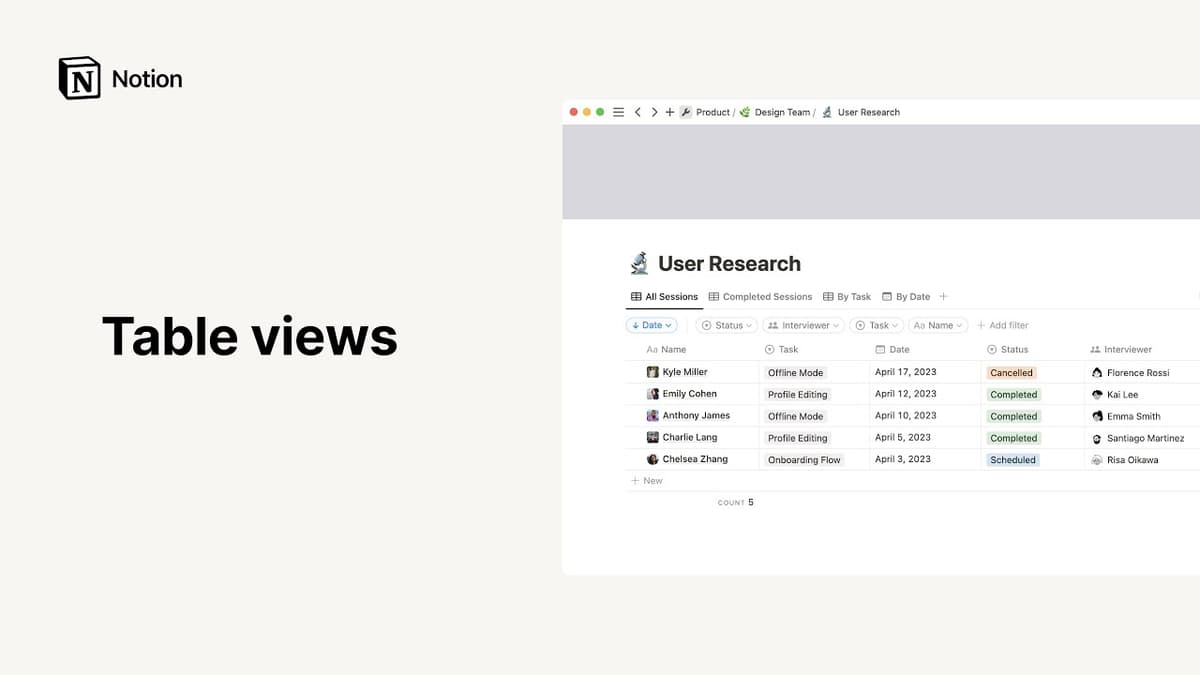 数据库 – Notion帮助中心
