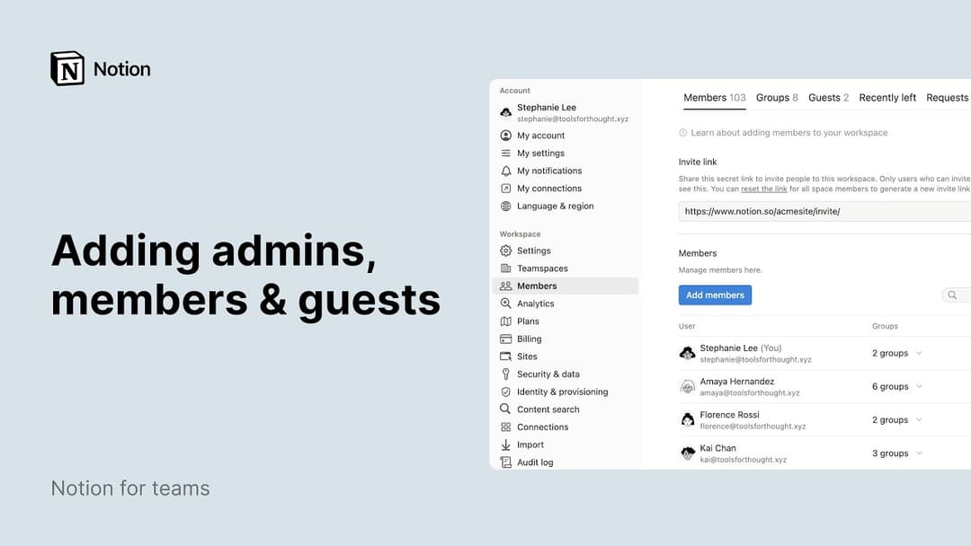共享和协作 – Notion帮助中心