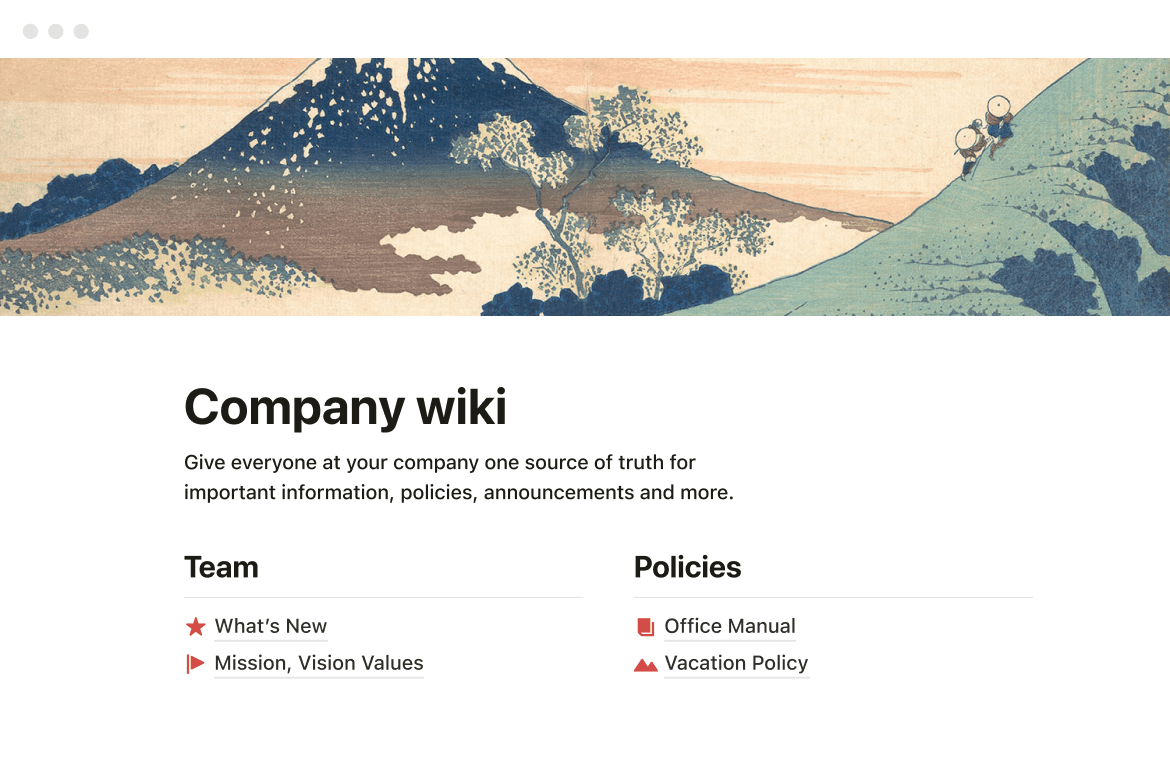Your Connected Workspace For Wiki Docs And Projects Notion
