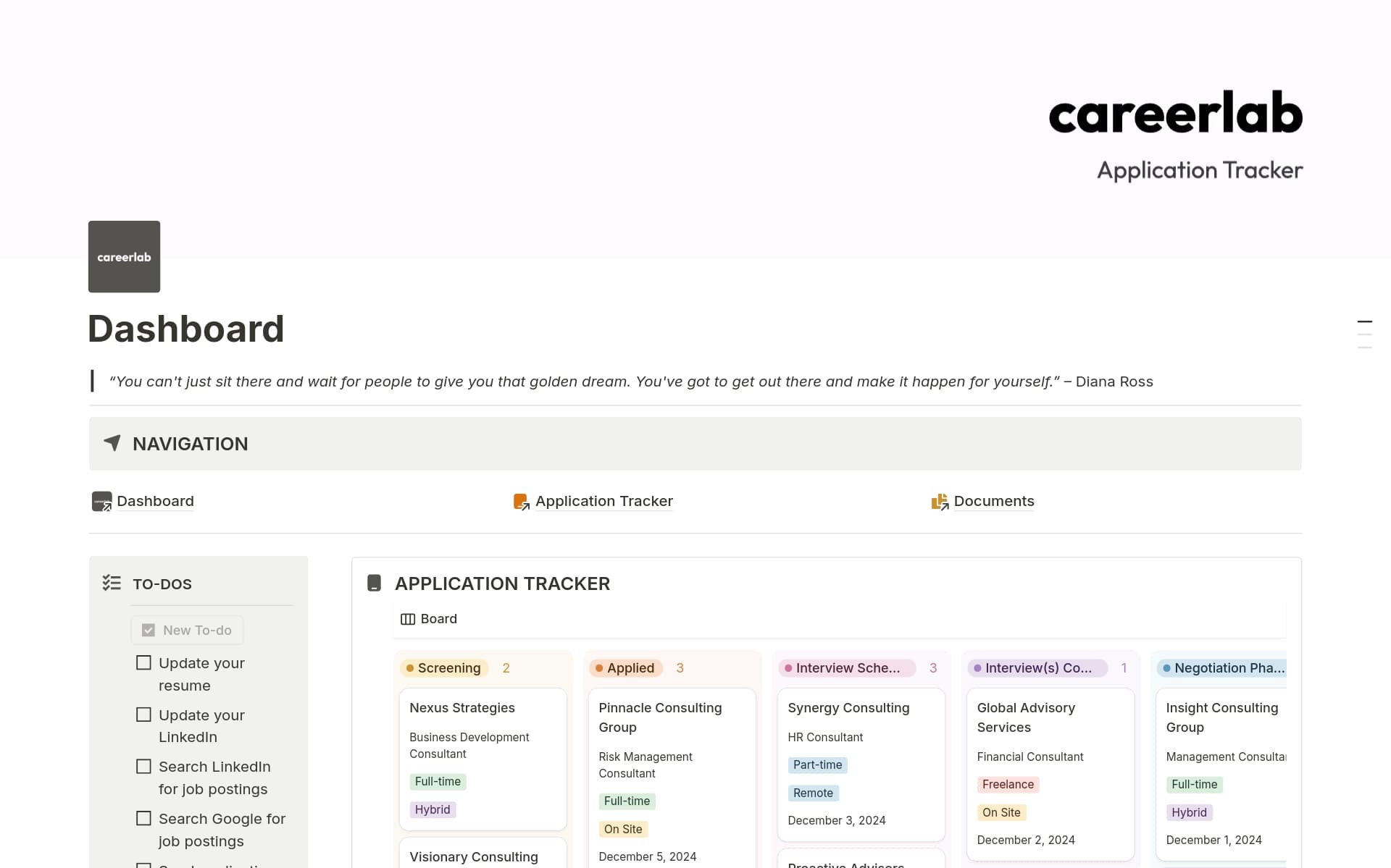 Best Job Application Tracking Templates From Notion Notion Marketplace