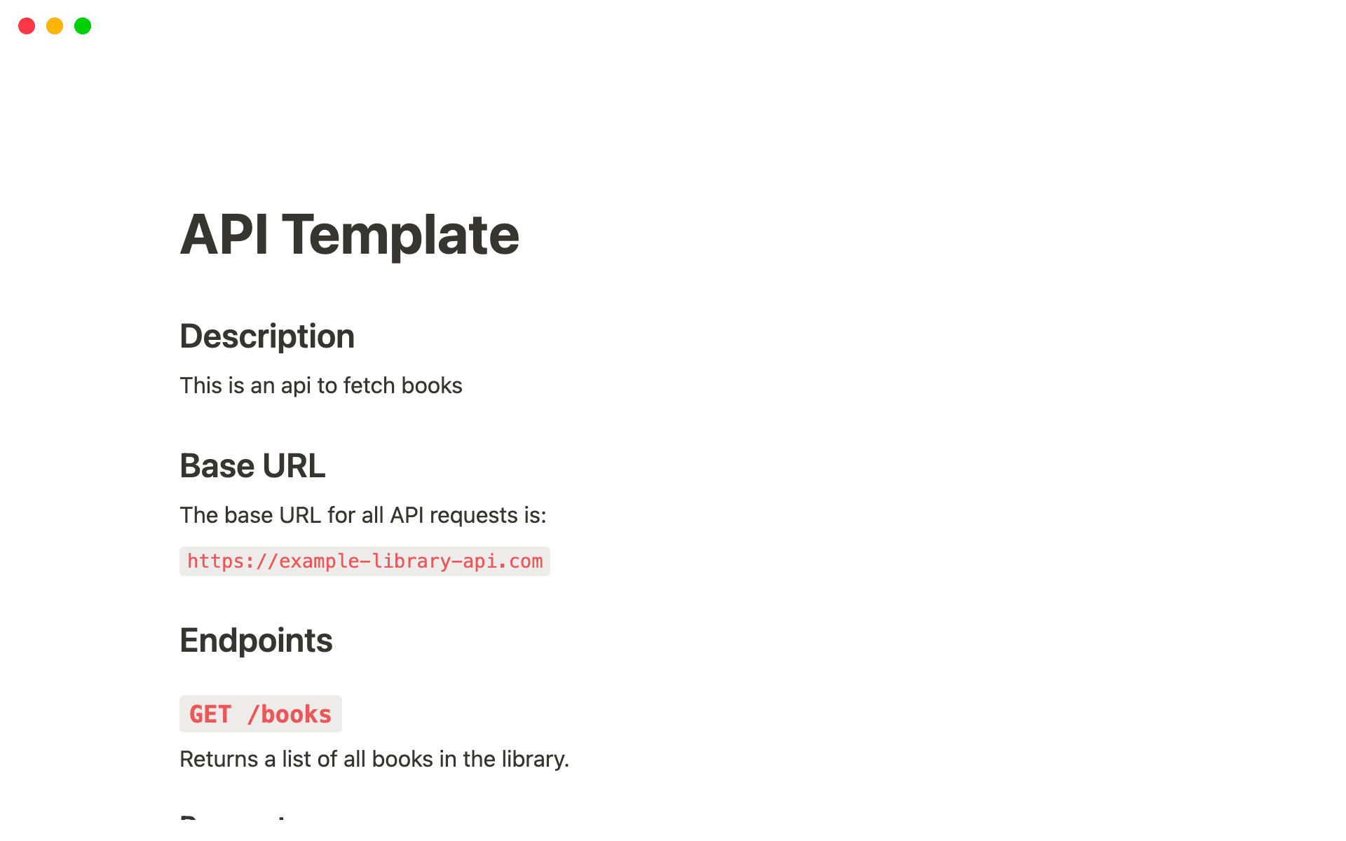 Api Template Template Notion Marketplace