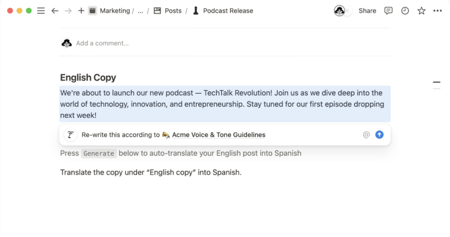 Meet the new Notion AI