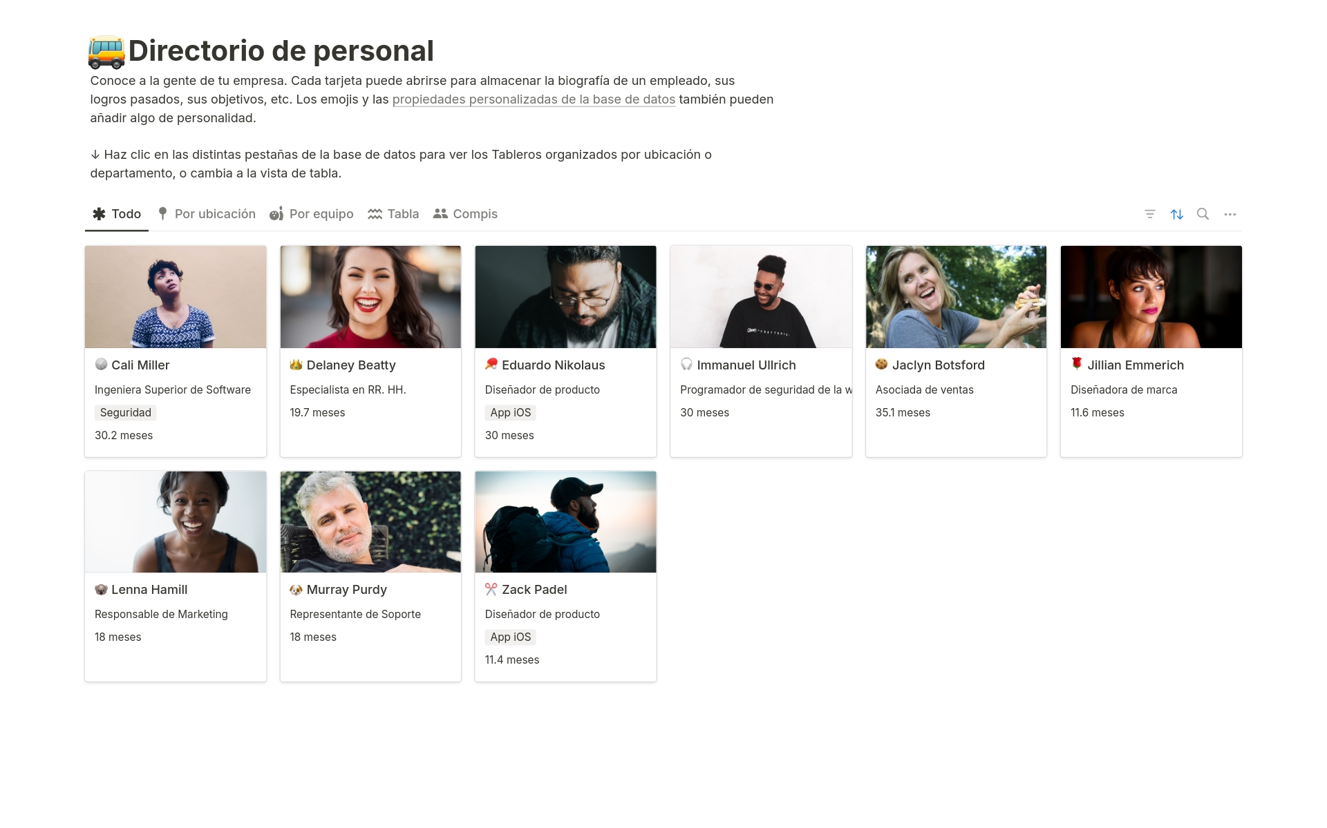 Plantillas gratuitas de Notion: Organigrama | Notion Marketplace