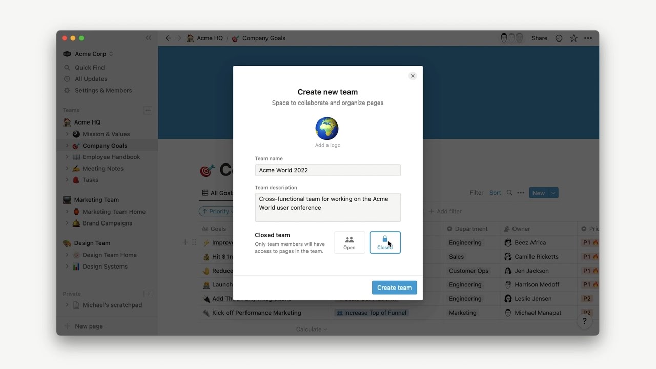New sidebar design will help Notion scale to fit even the biggest companies