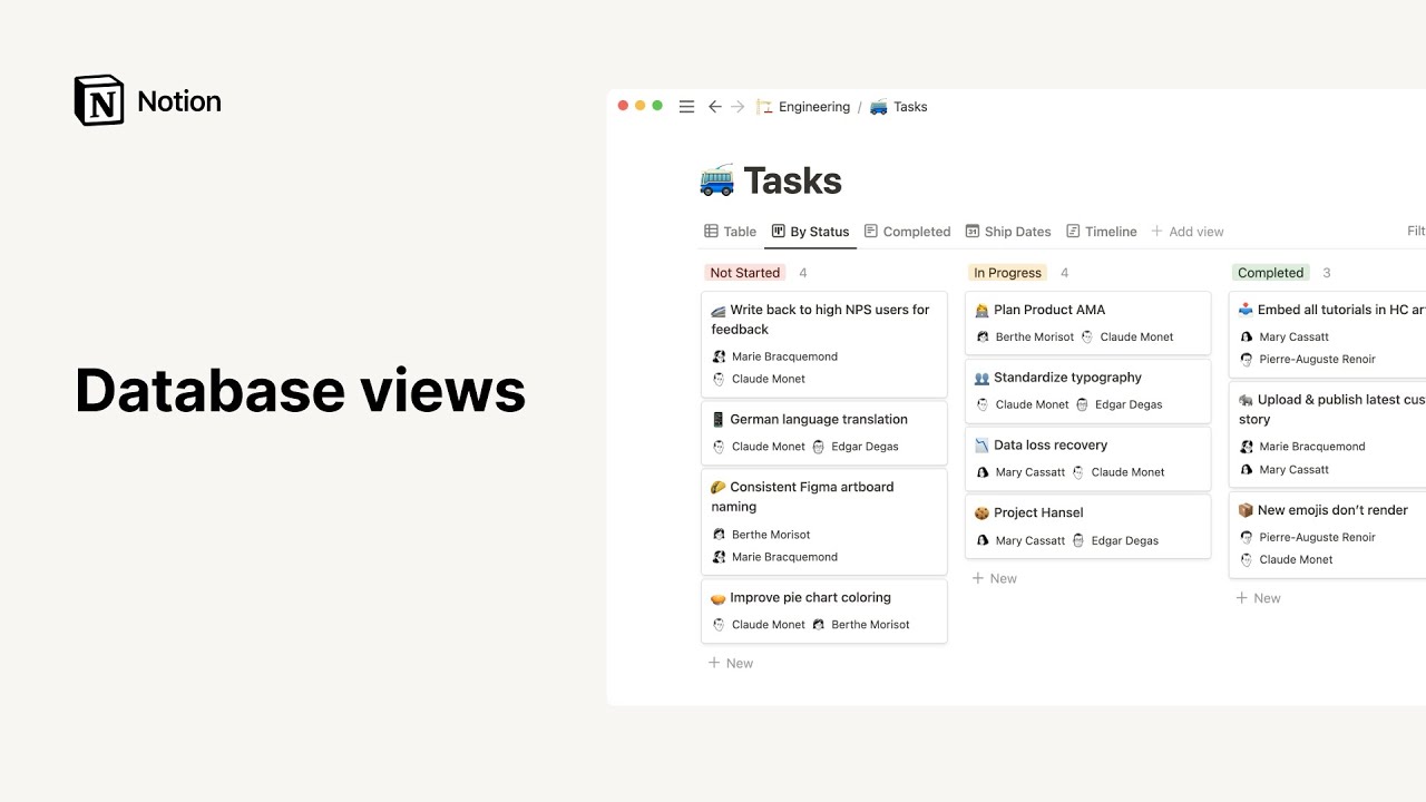 Views, filters & sorts – Notion Help Center