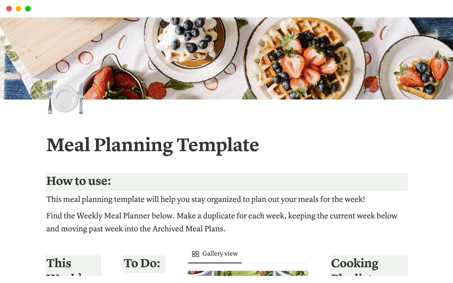 Meal Planning Guide: No More Dinner Dilemmas | Notion