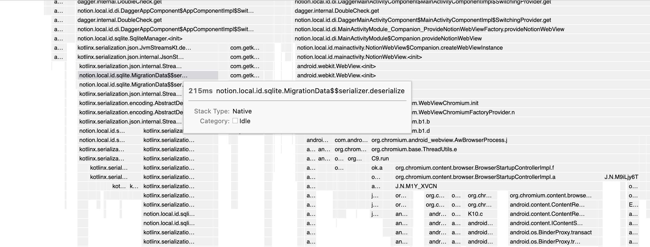 Notion on Android is now more than twice as fast to launch