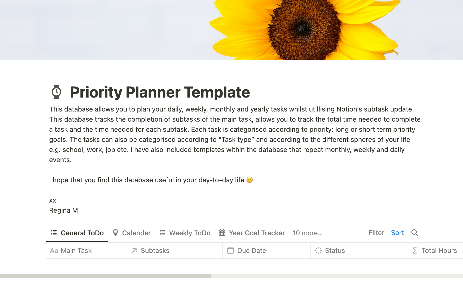 Simple Daily Journal Template | Notion Marketplace