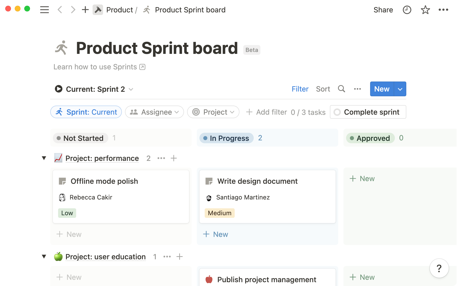 Cómo usan Notion los equipos de desarrollo y producto para planificar sprints