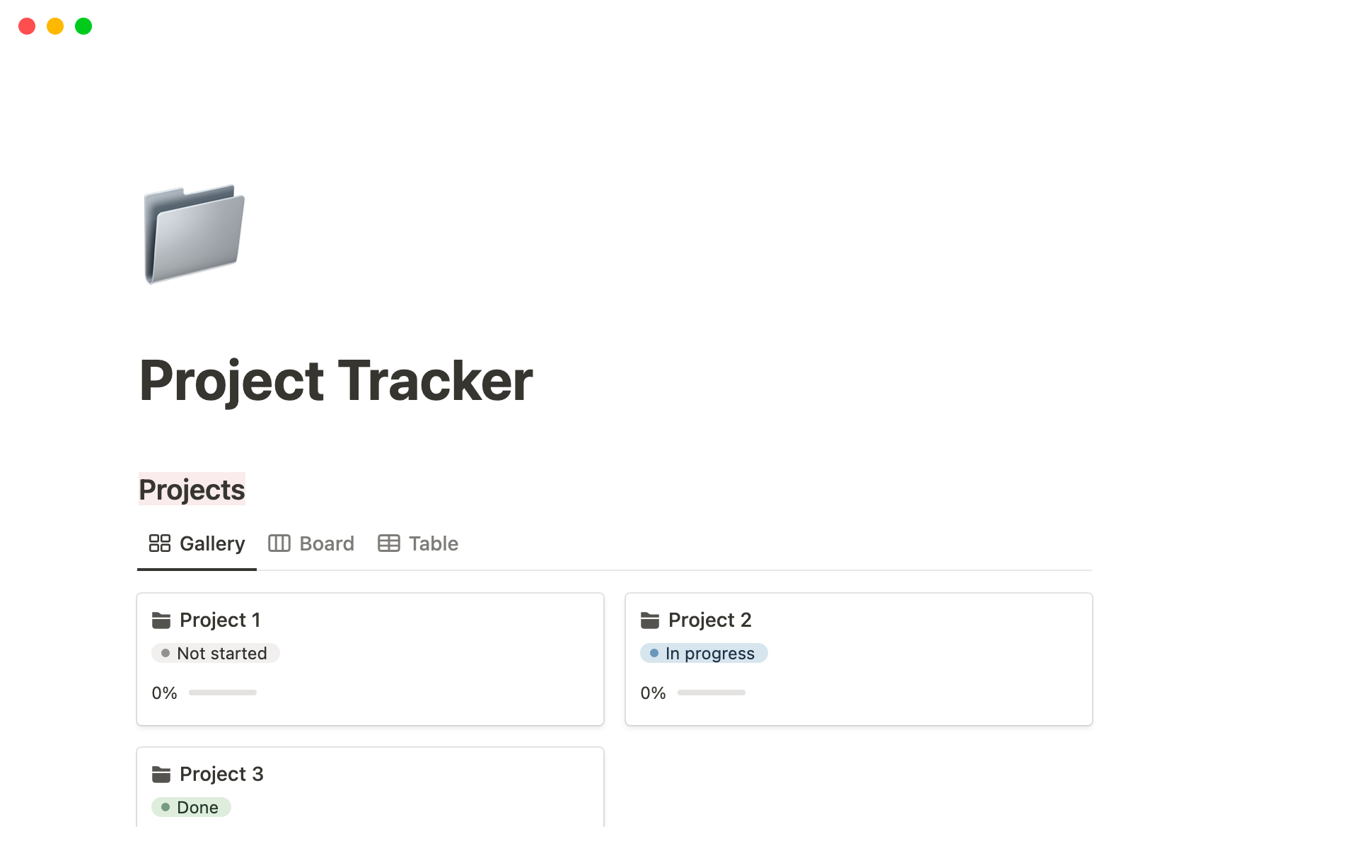 Build a project tracker in Notion so you never miss a deadline