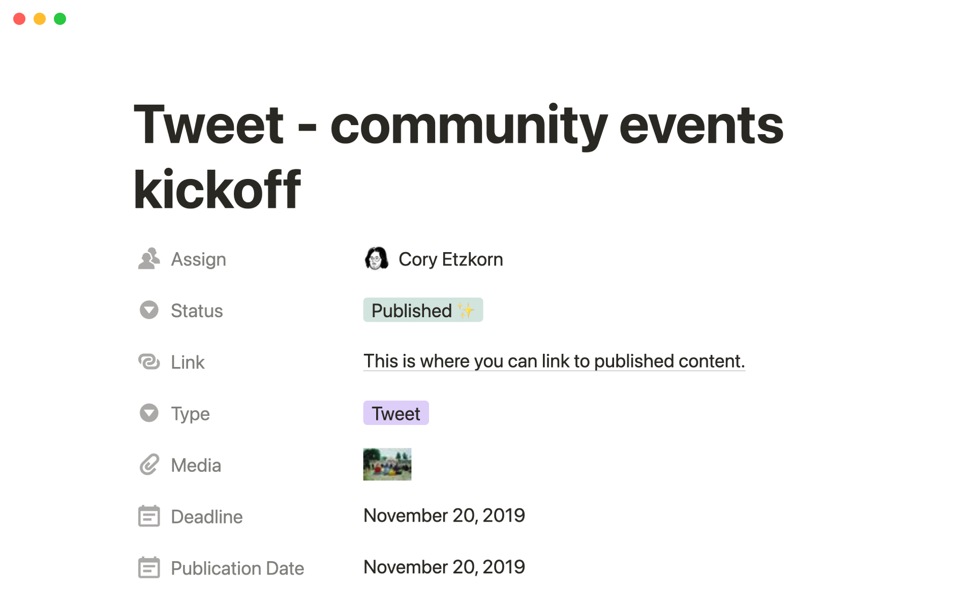 Making Event Planning Simple and Efficient | Notion