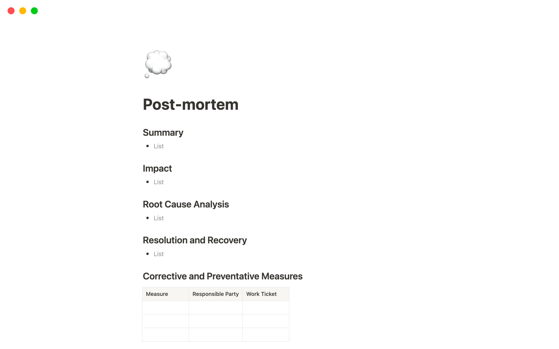 The best post-mortem meeting templates for insightful reports