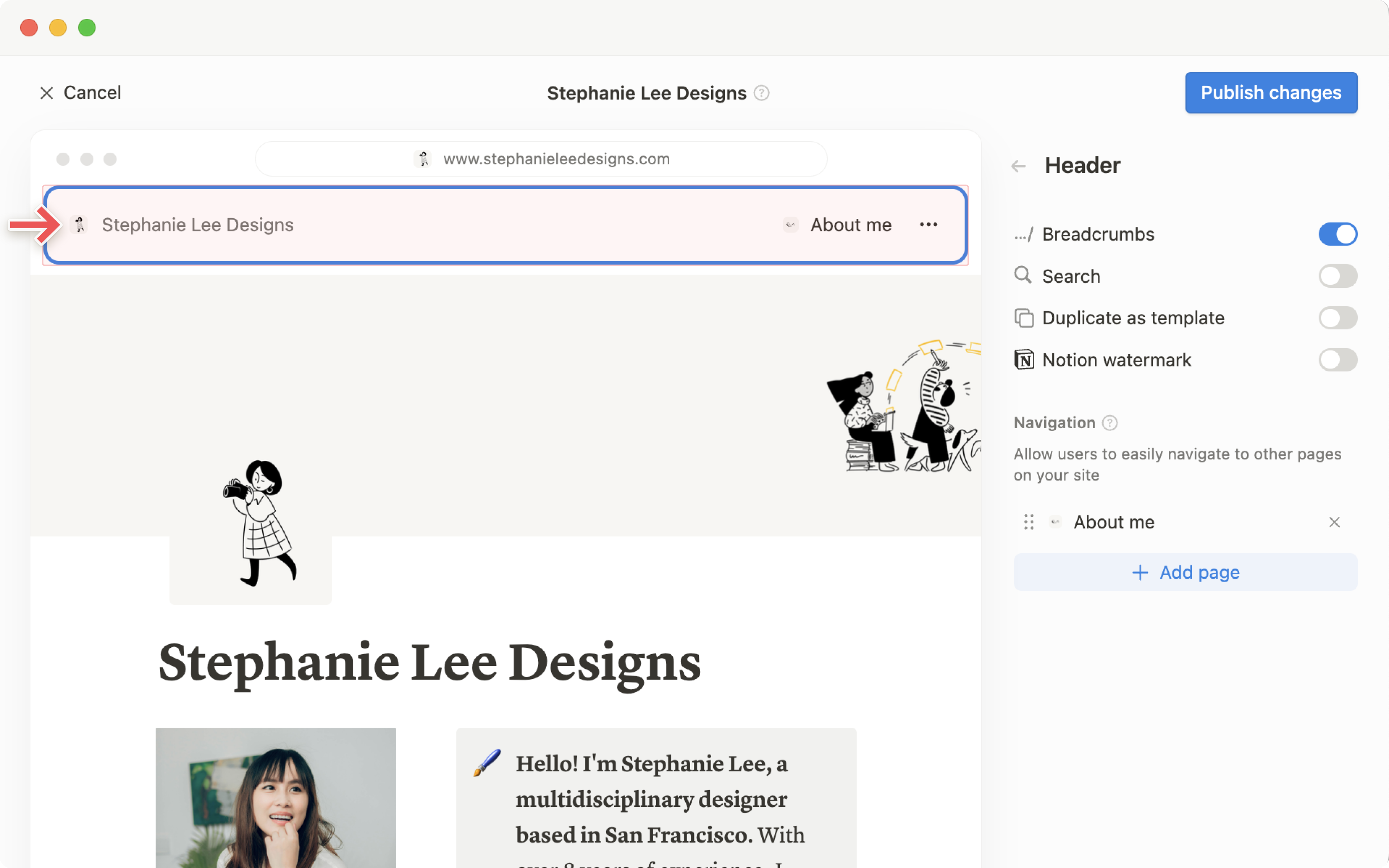 Edit & customize your Notion Sites – Notion 幫助中心