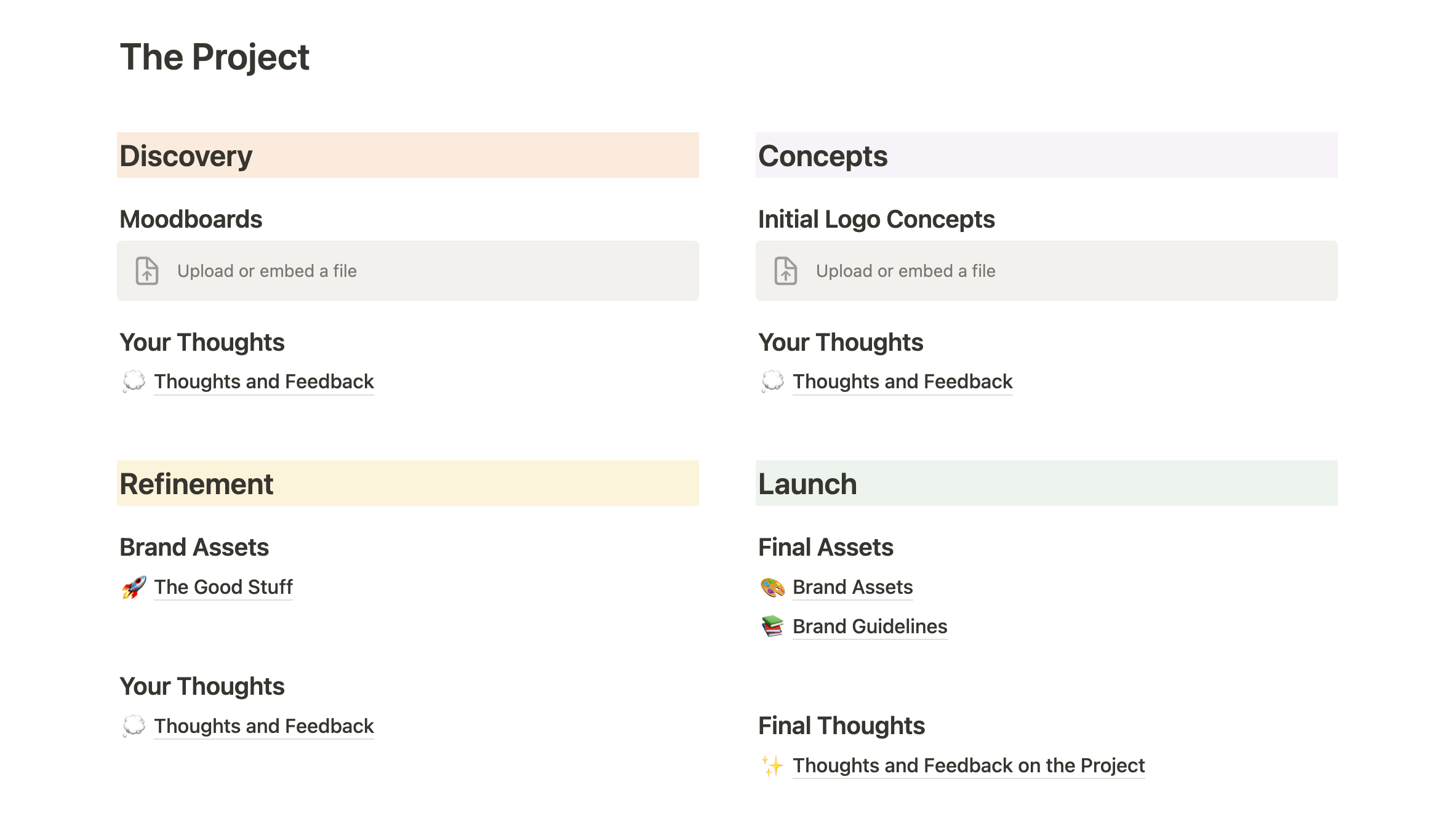 Design Client Portal Template by Gabi | Notion Marketplace