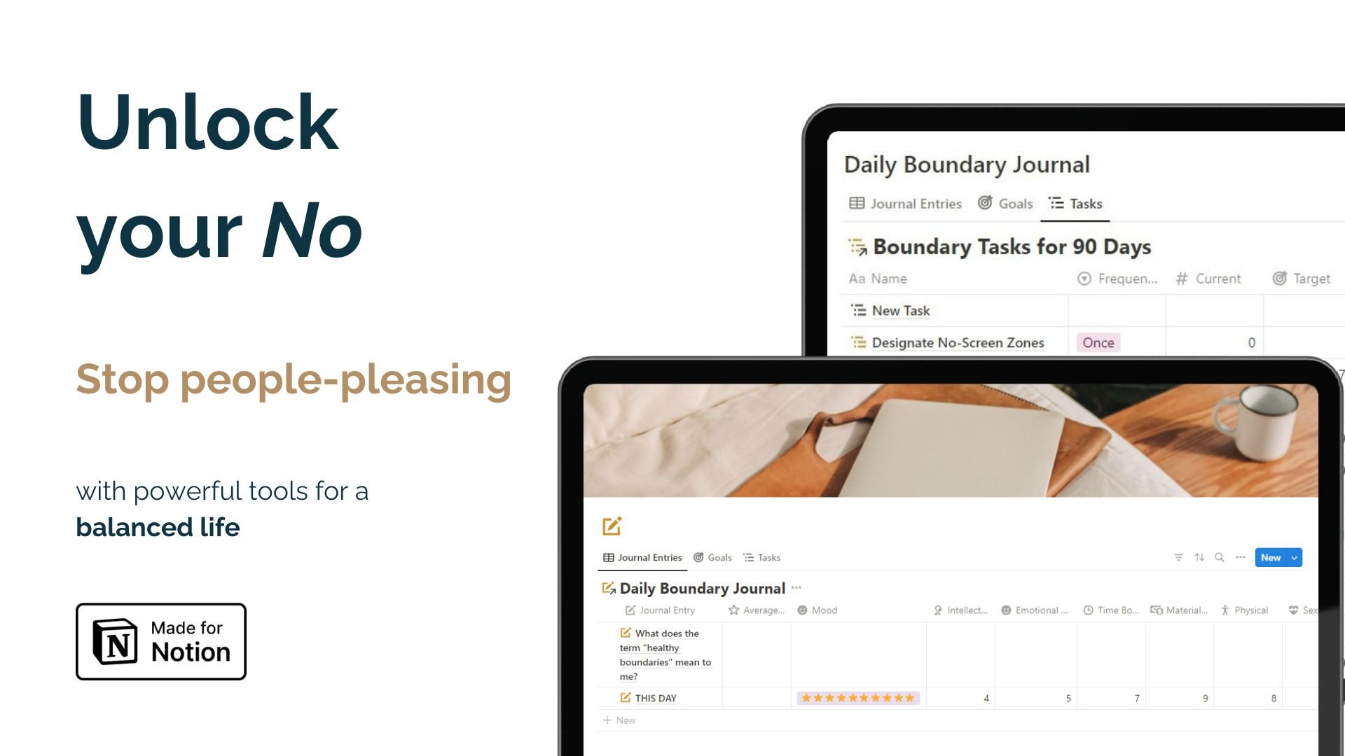 Setting Boundaries OS Template | Notion Marketplace