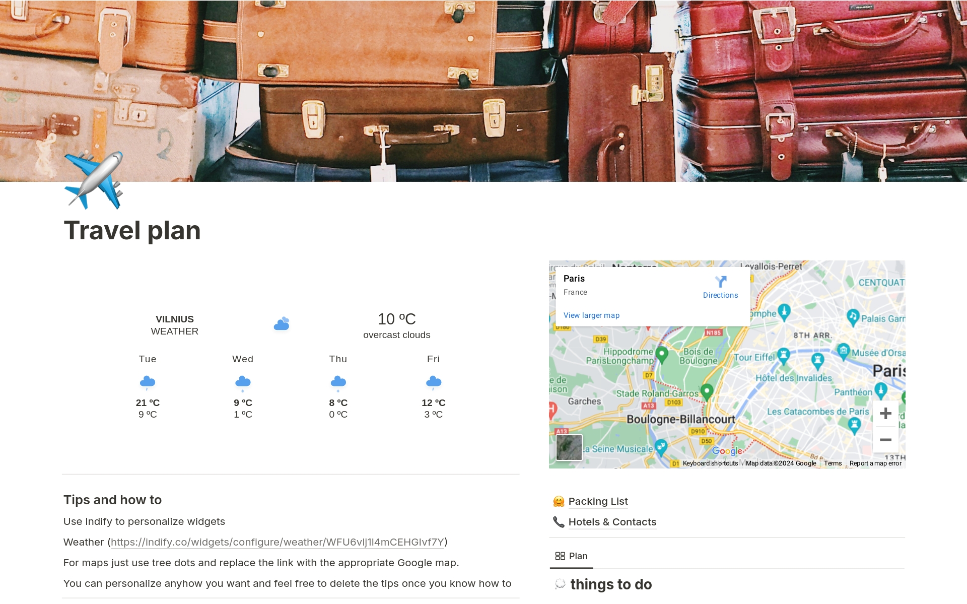 Travel Journal with Map Template by PamPam | Notion Marketplace