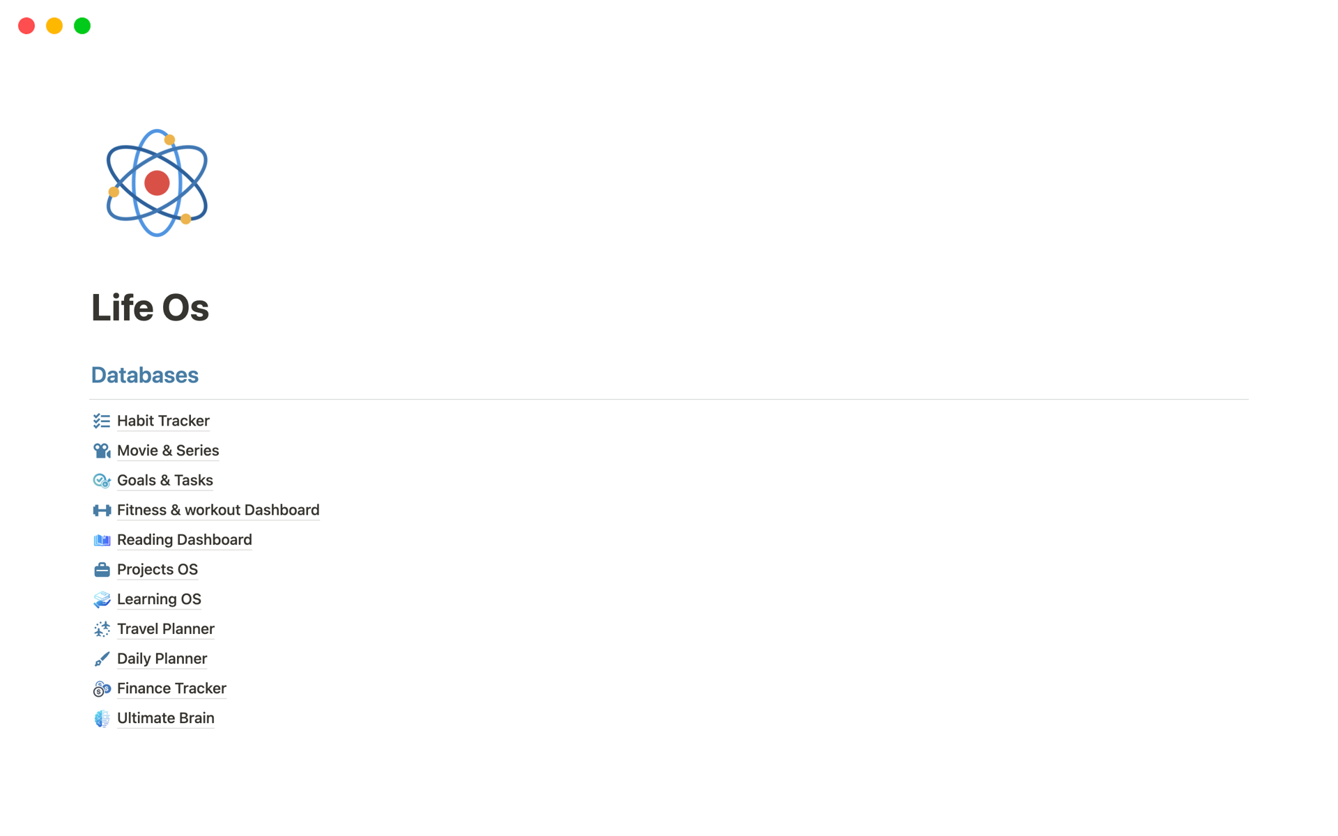 Life Os Template | Notion Marketplace