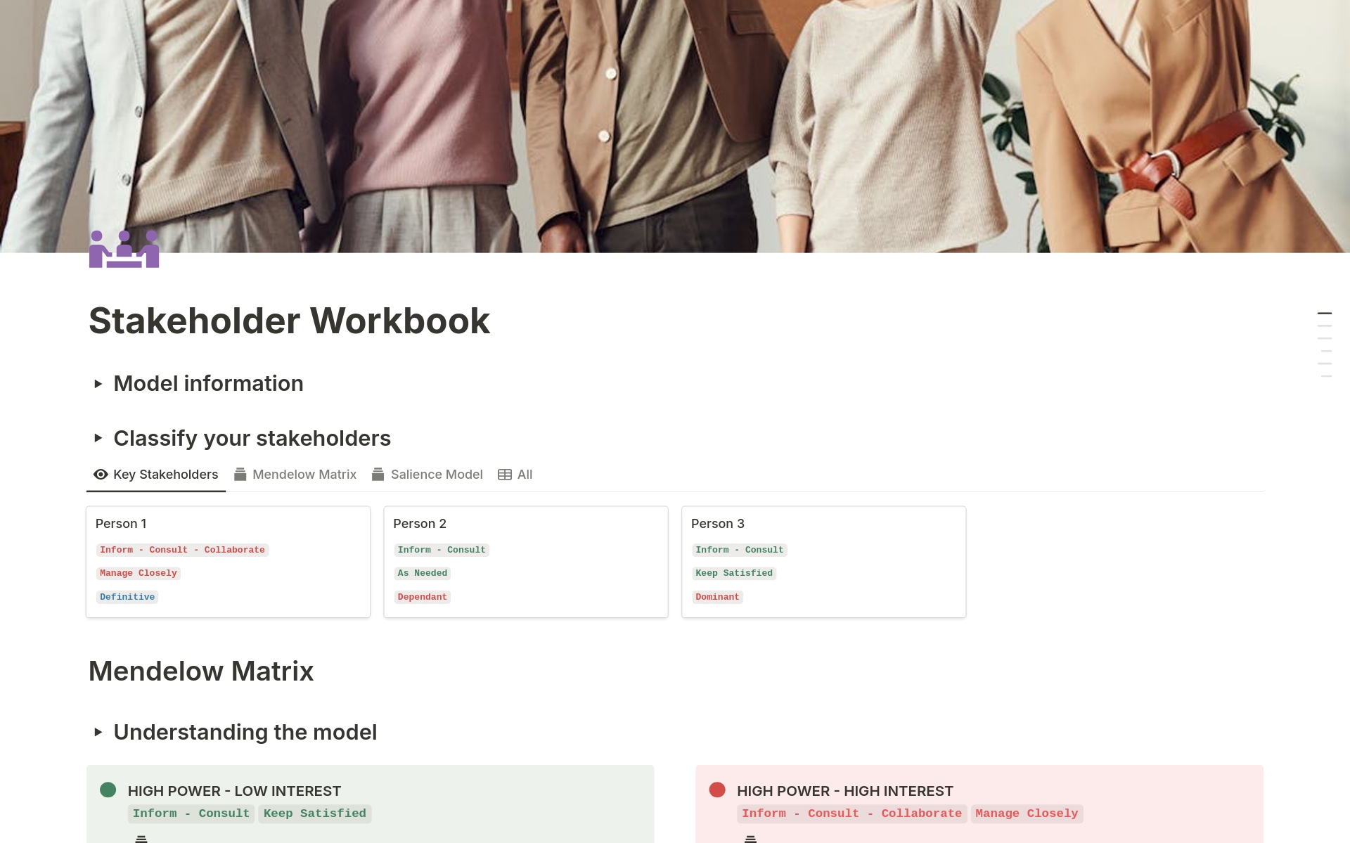 Stakeholder Walkthrough Template Template by Odette Jansen | Notion ...