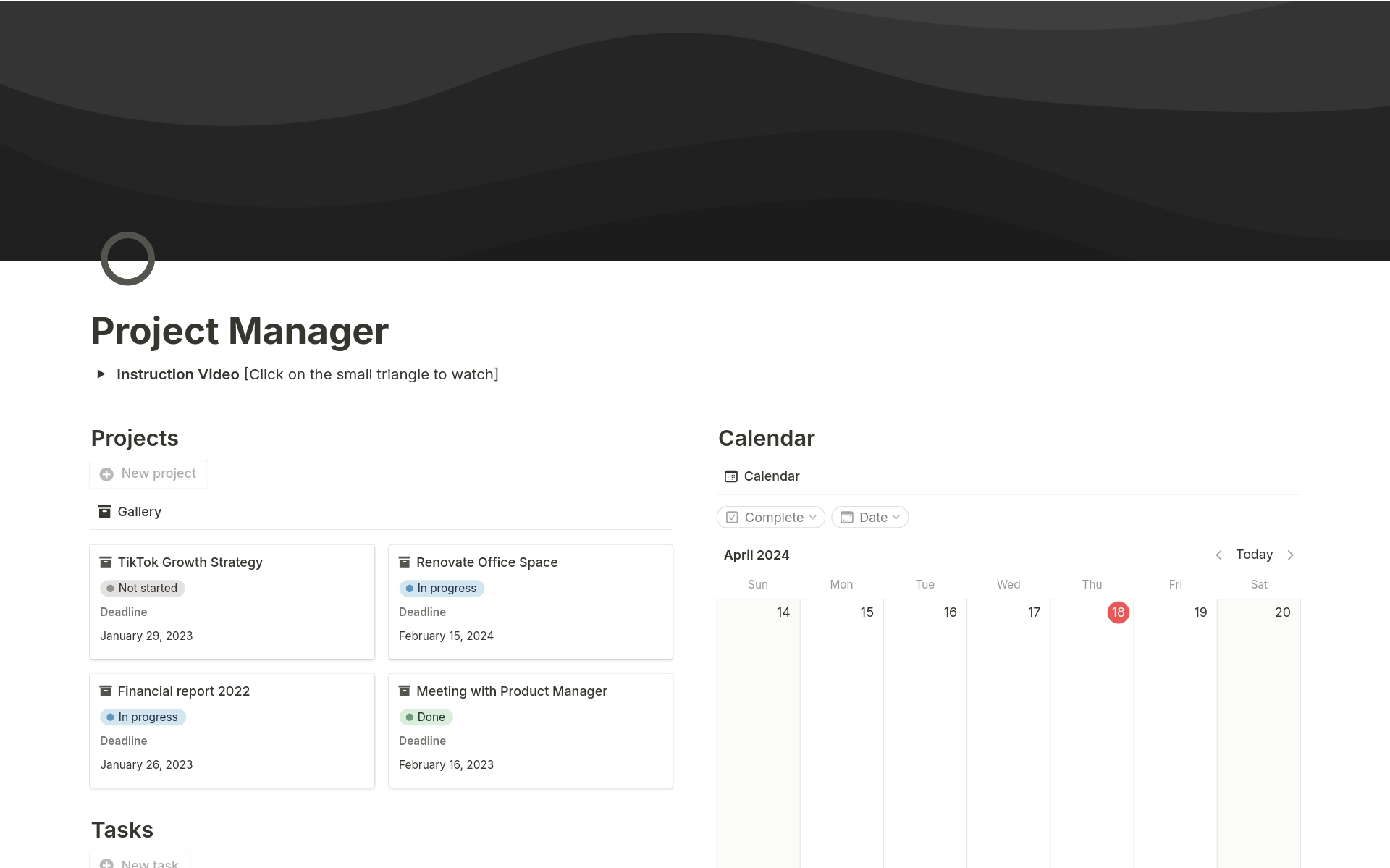 Task Database Template by Stephen Okonkwo | Notion Marketplace
