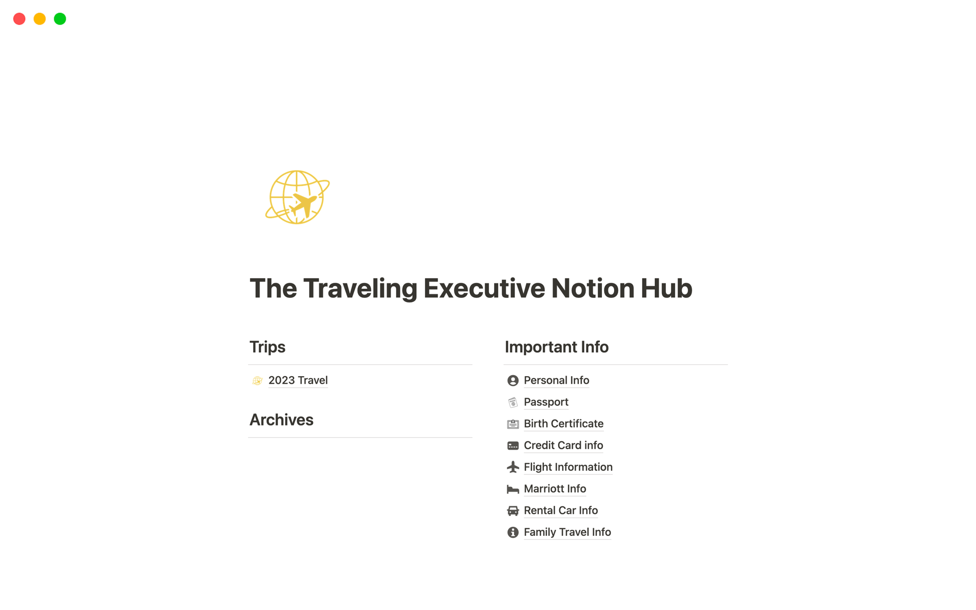 The Executive Meeting Manager Hub Template by The Notion Executive ...