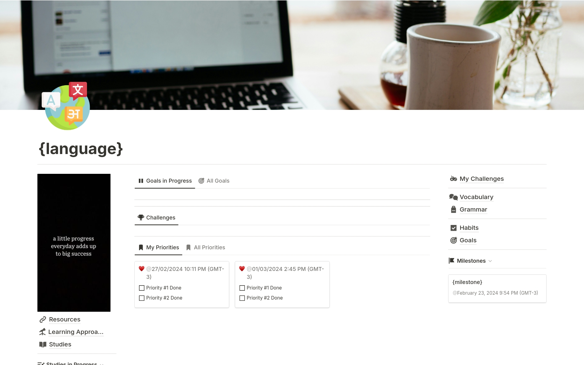 Language Hub (Polyglot Project) Template by HiveHub Labs - by Scar ...