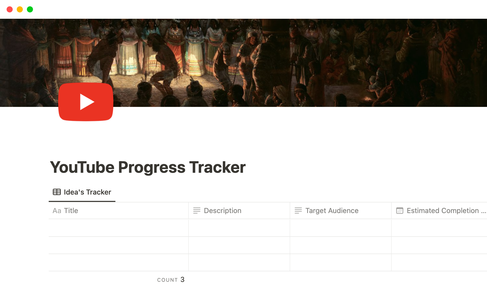 YouTube Dashboard Template | Notion Marketplace