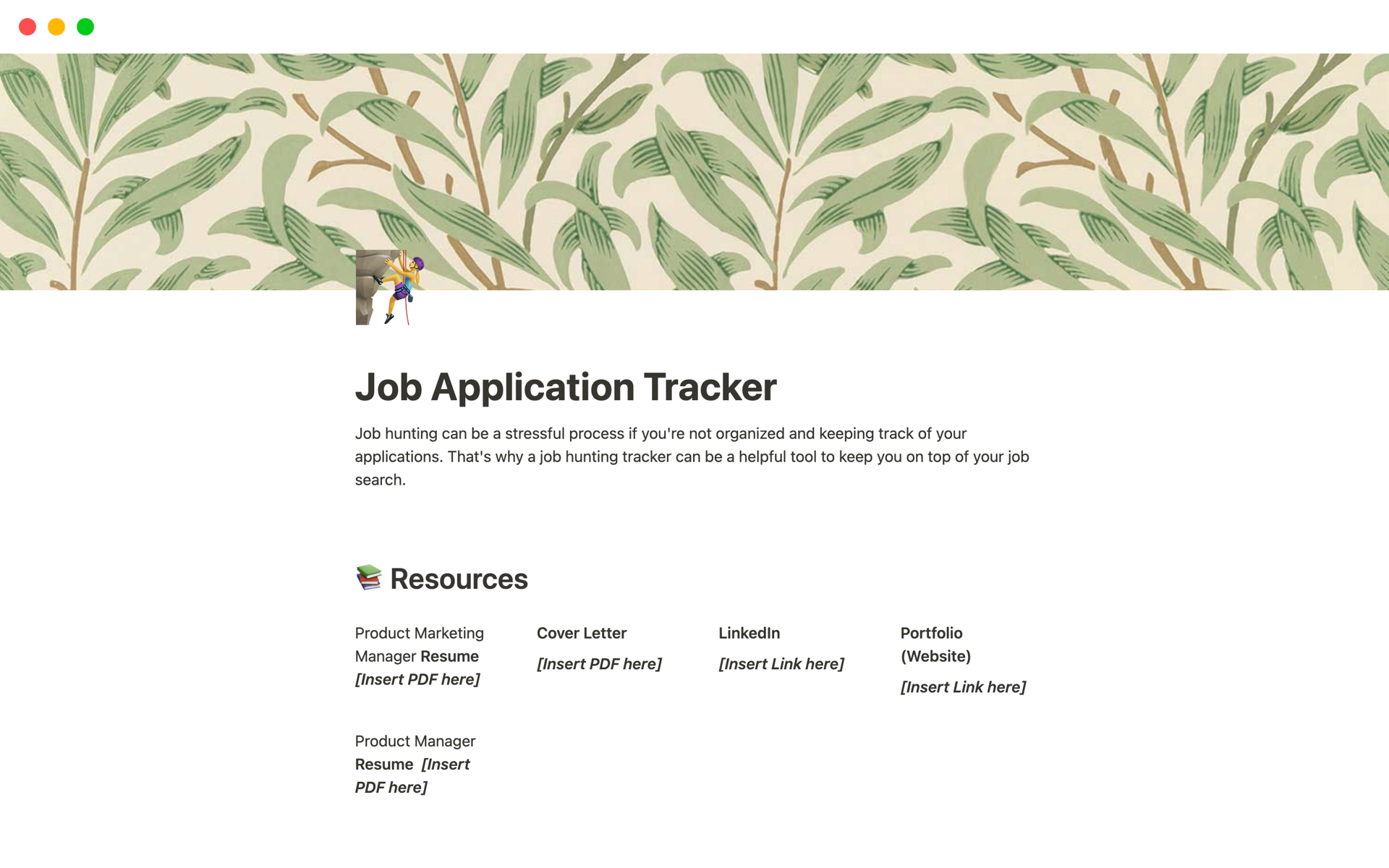 Bundle: Job Hunting Template by Diegofran.co | Notion Marketplace