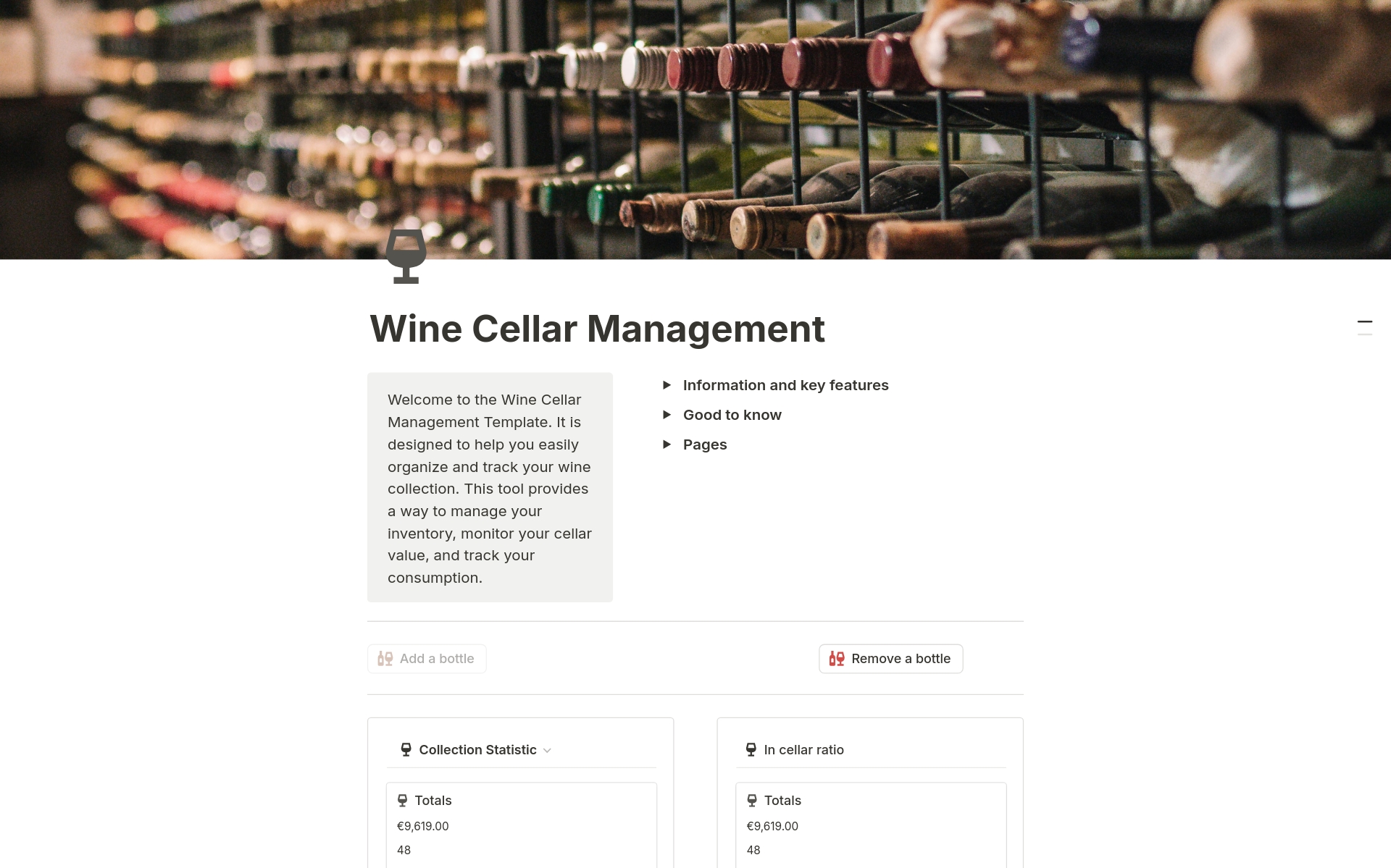 Wine Tasting Database Template by Jeremy Burns | Notion Marketplace