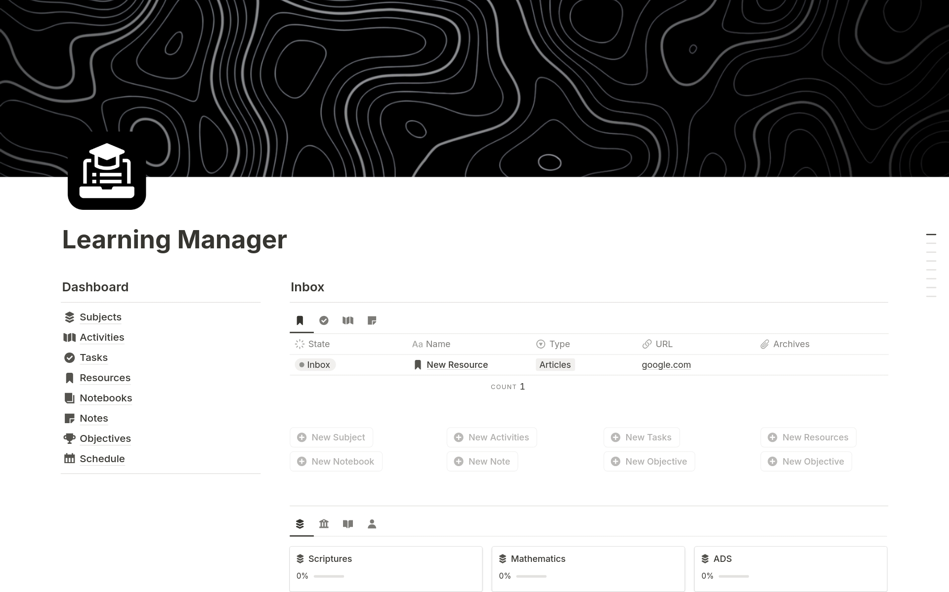 The Guide to Design - Learning Tracker Template | Notion Marketplace