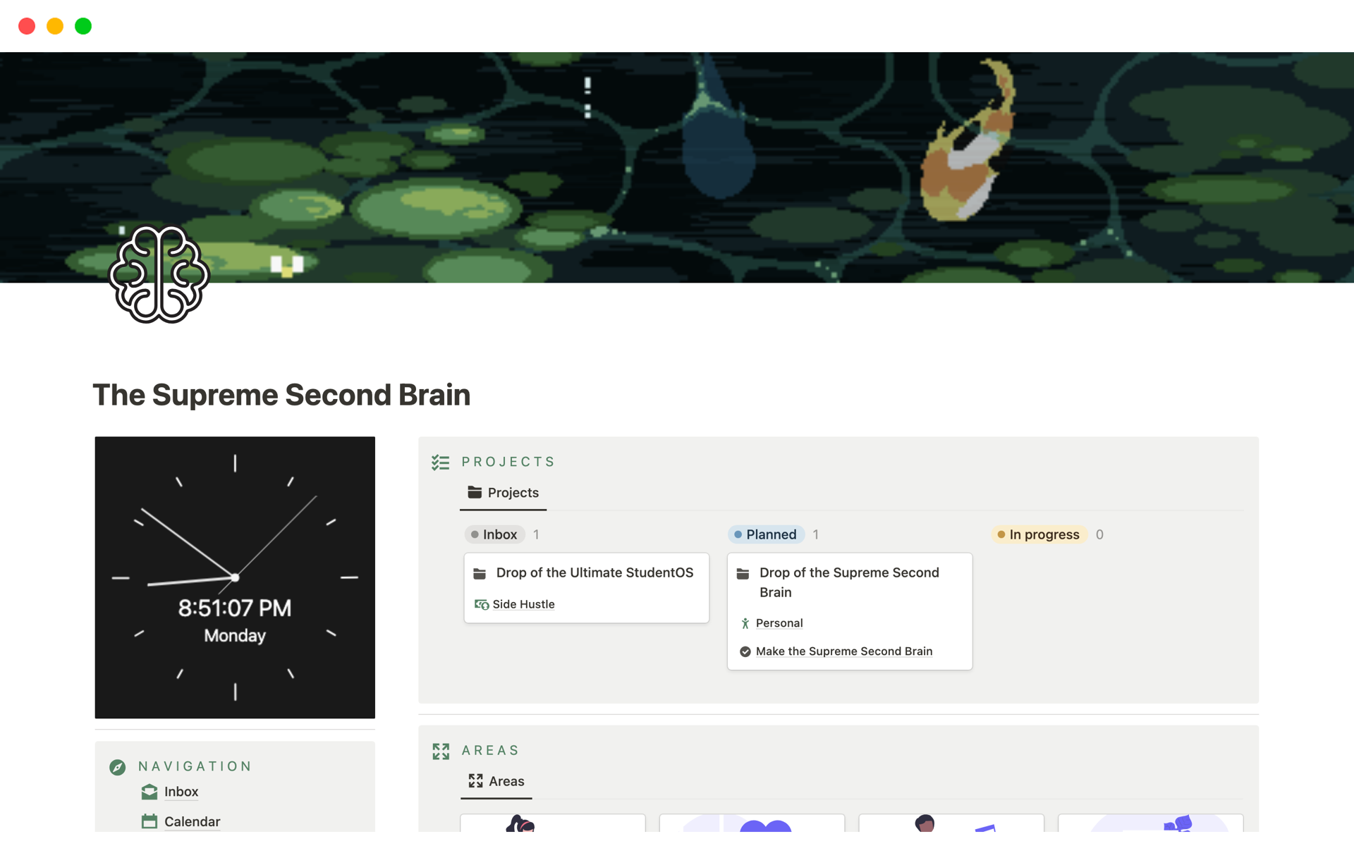The Supreme Second Brain Template | Notion Marketplace