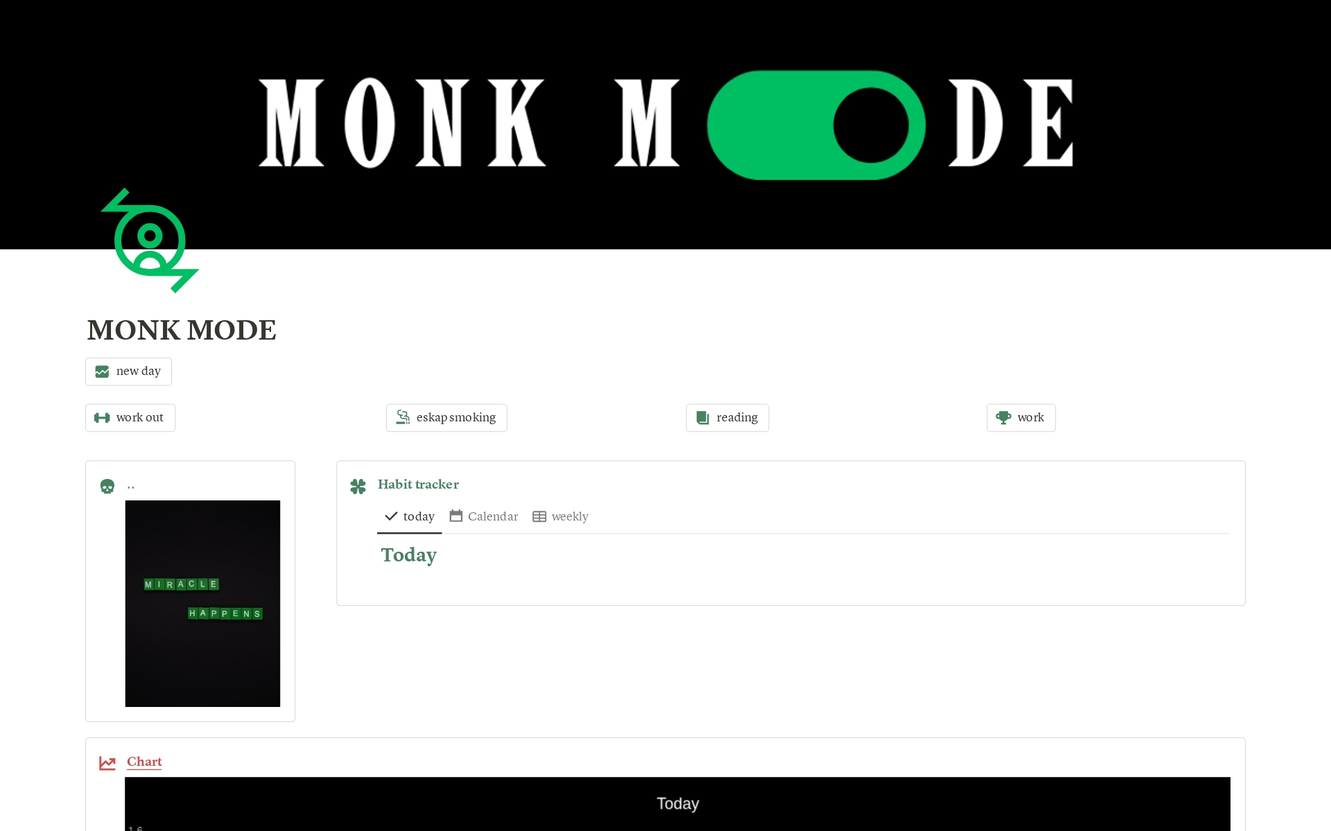 Monk Mode Student Template Template by Serene | Notion Marketplace Monk Mode Student Template Template by Serene | Notion Marketplace