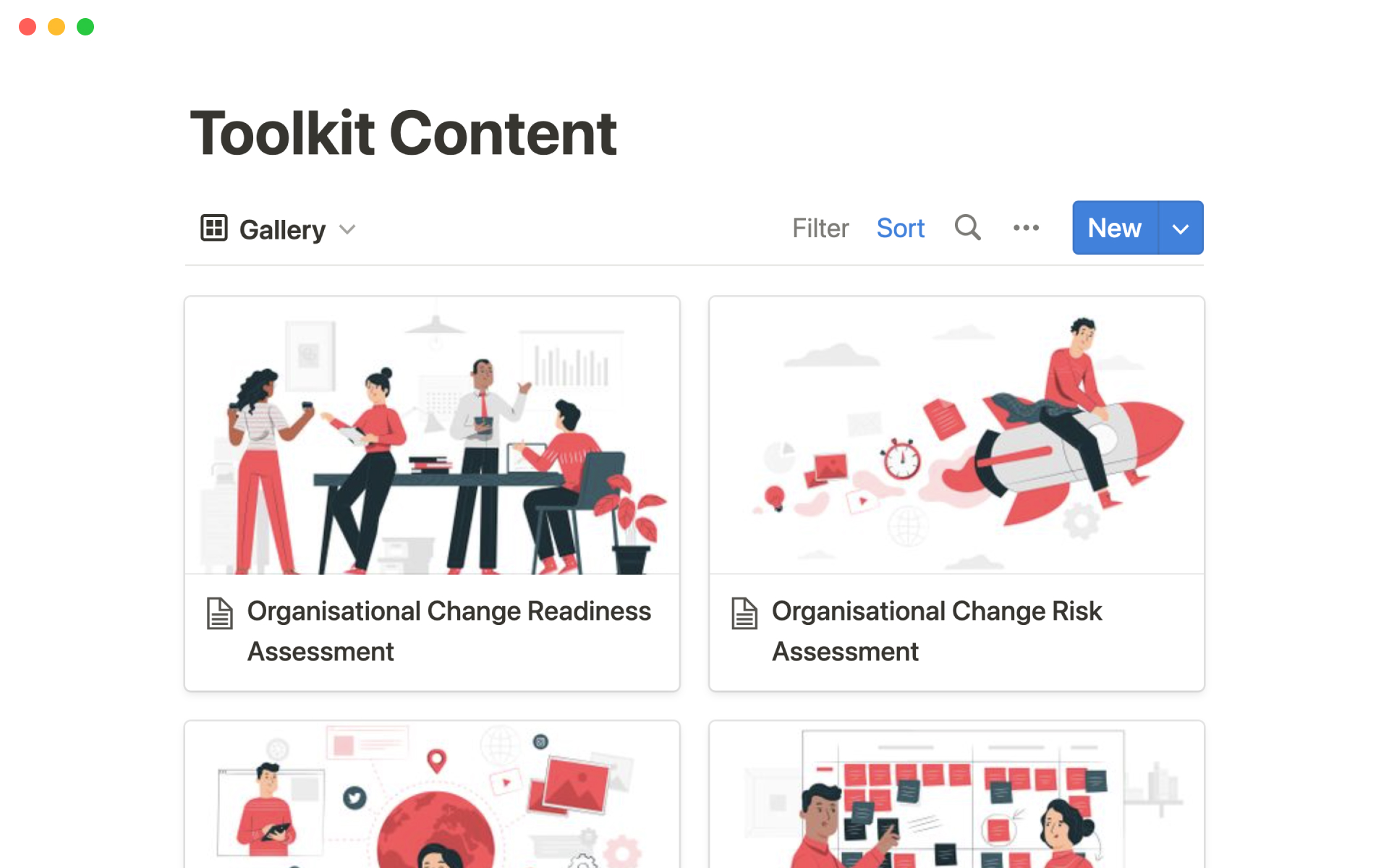 The change management toolkit Template | Notion Marketplace