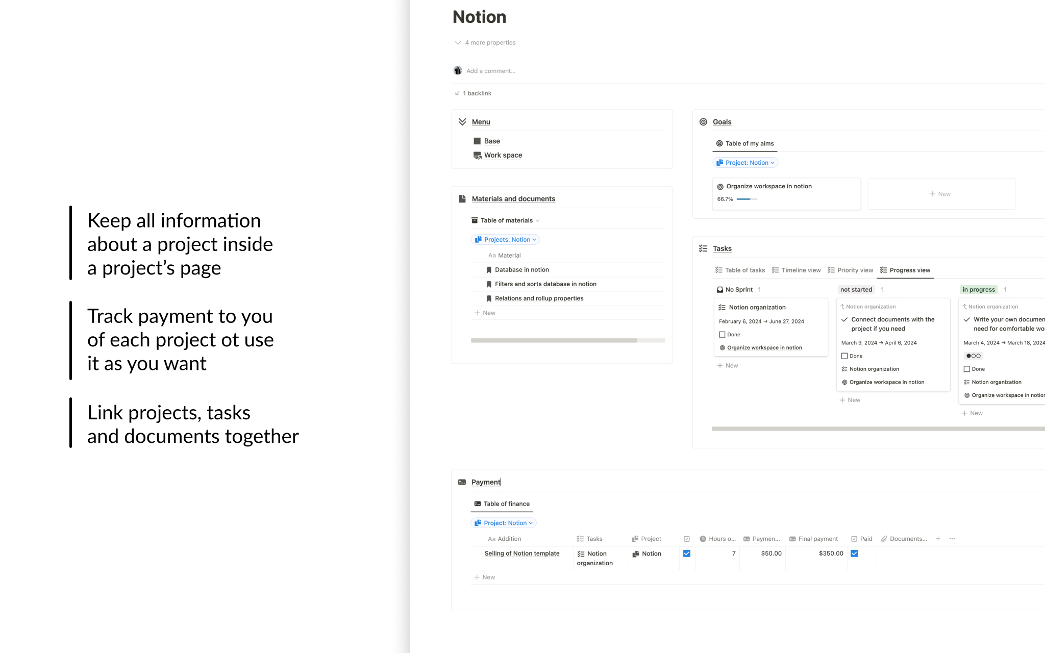Productive work Template by Yullia | Notion Marketplace