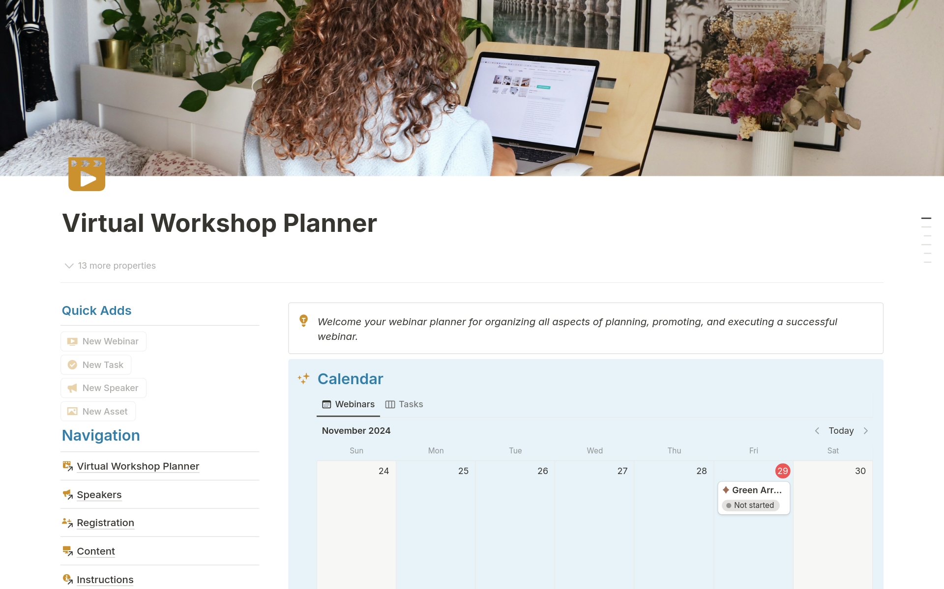Plant Care Workshop Guide Template by Seda Kirkan | Notion Marketplace