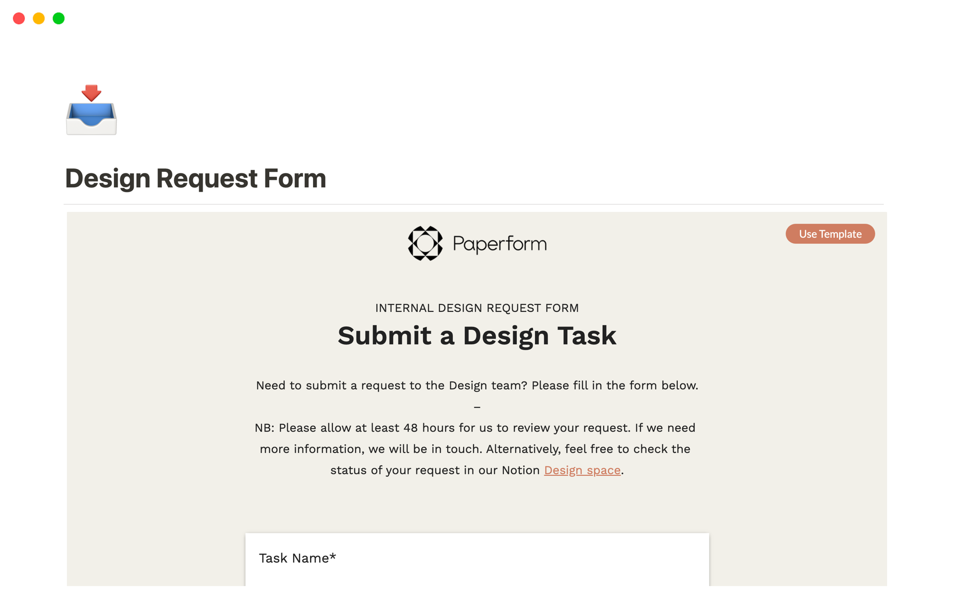 Best Design Request Templates for Proposal Writers | Notion Template ...