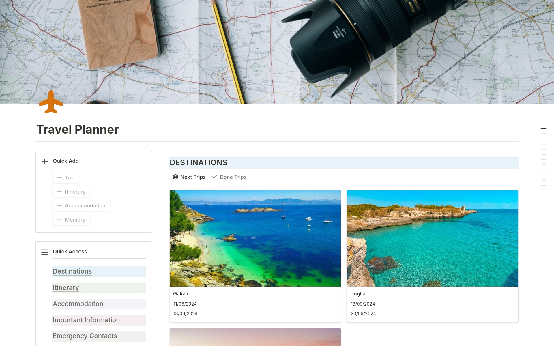 Simple Travel Planner w/ Instructions Template by sk8er grandpa ...