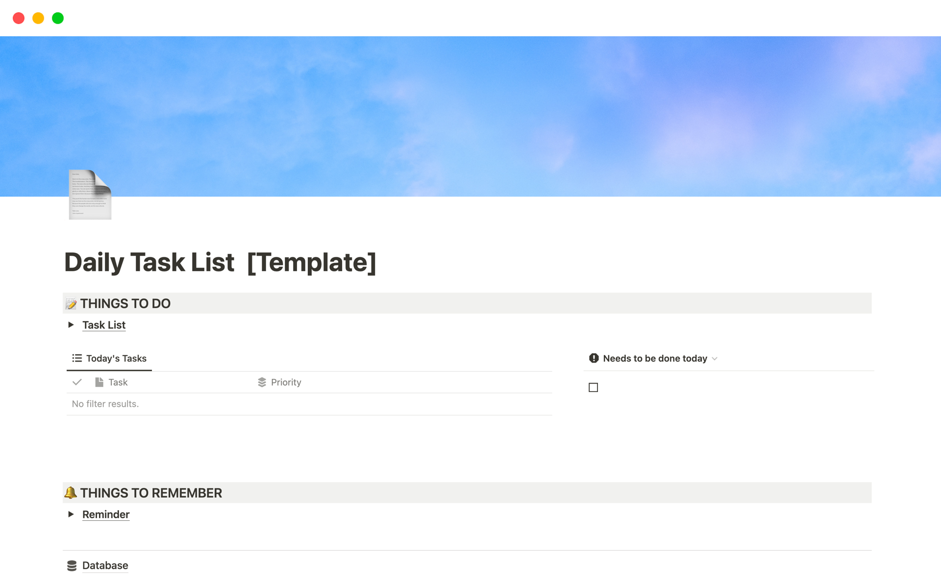 To-Do List Template | Notion Marketplace