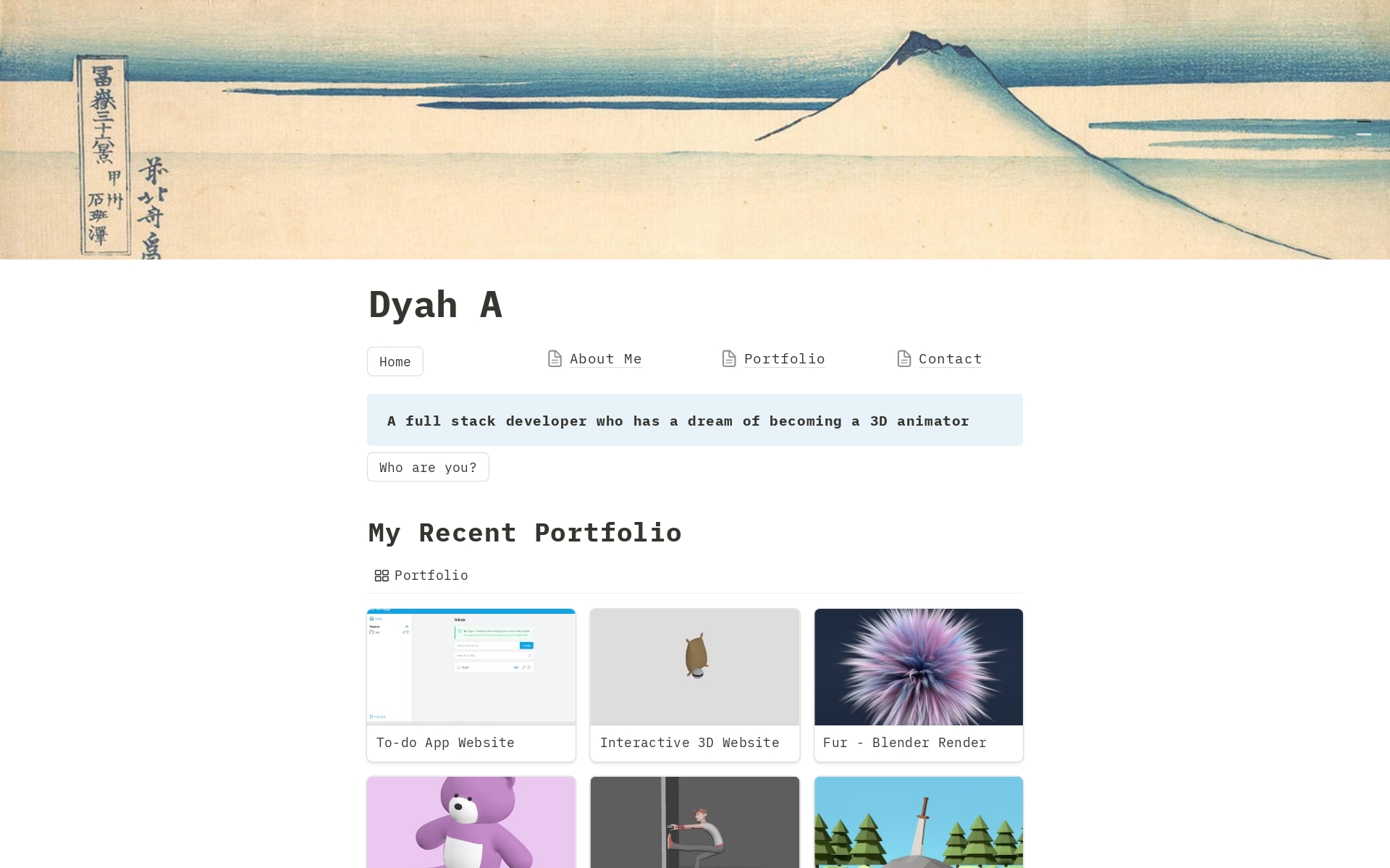 Personal Notion Website Template by Pranav Pawar | Notion Marketplace
