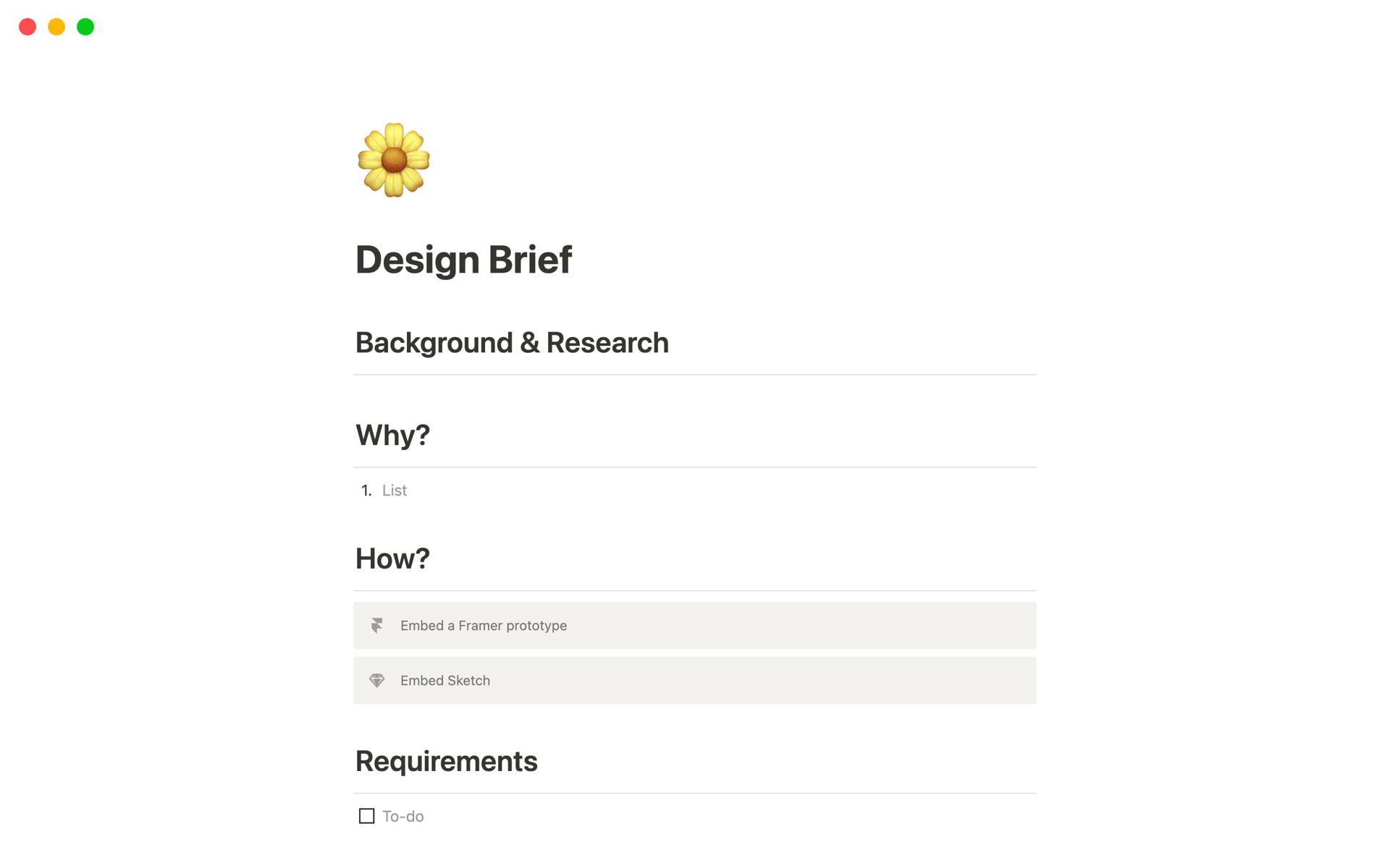 Top 10 Design Brief Templates for Product Development Managers | Notion ...