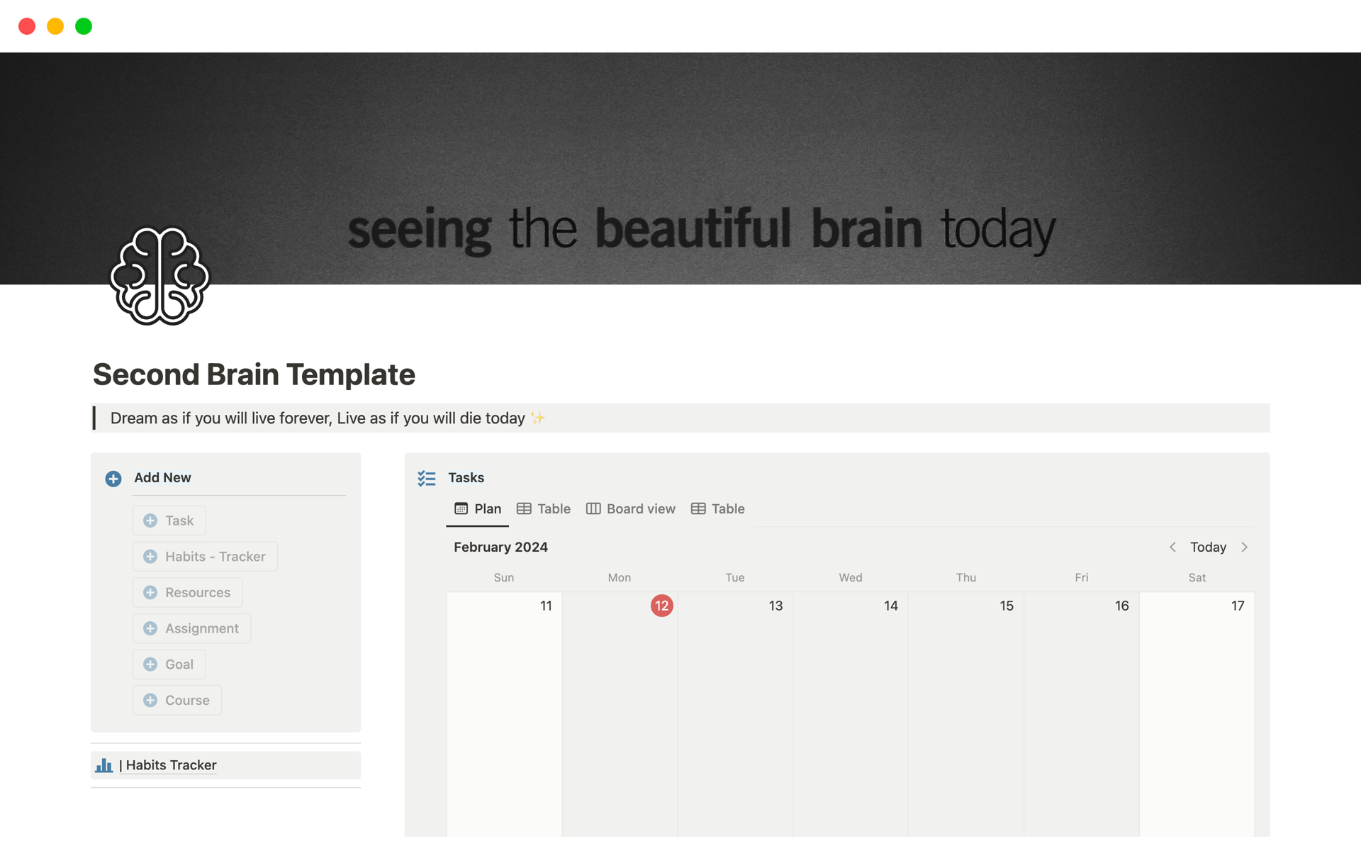 Ultimate Second Brain Template by Mr. Notion Templates | Notion Marketplace