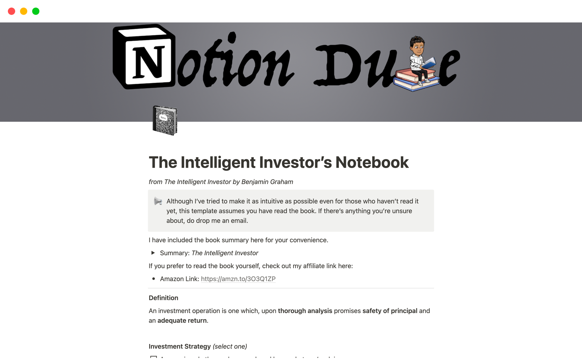 An Internet Millionaire’s Secret Formula Notebook Template | Notion ...