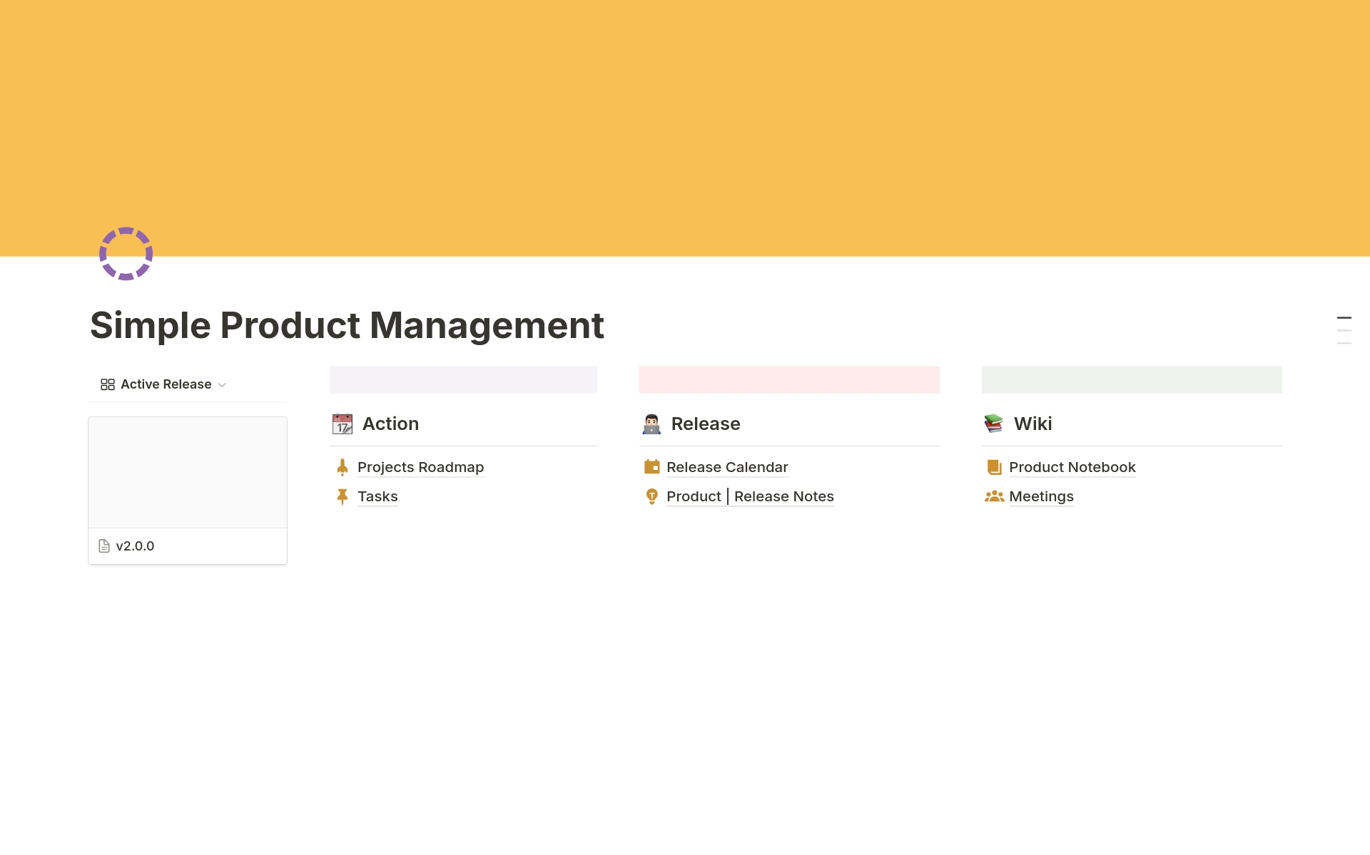 Simple Product Management Template by Nabil | Notion Marketplace