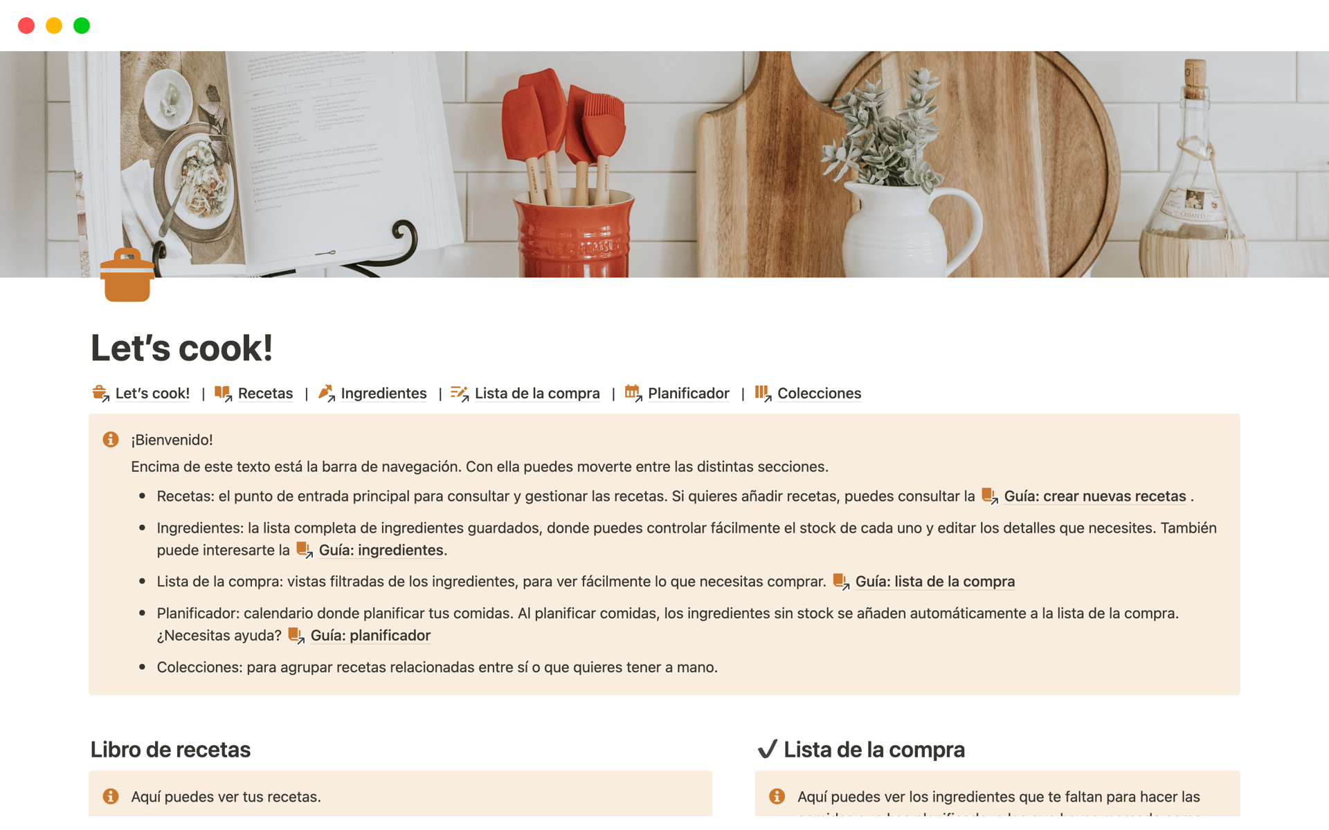 Let’s cook! Template | Notion Marketplace