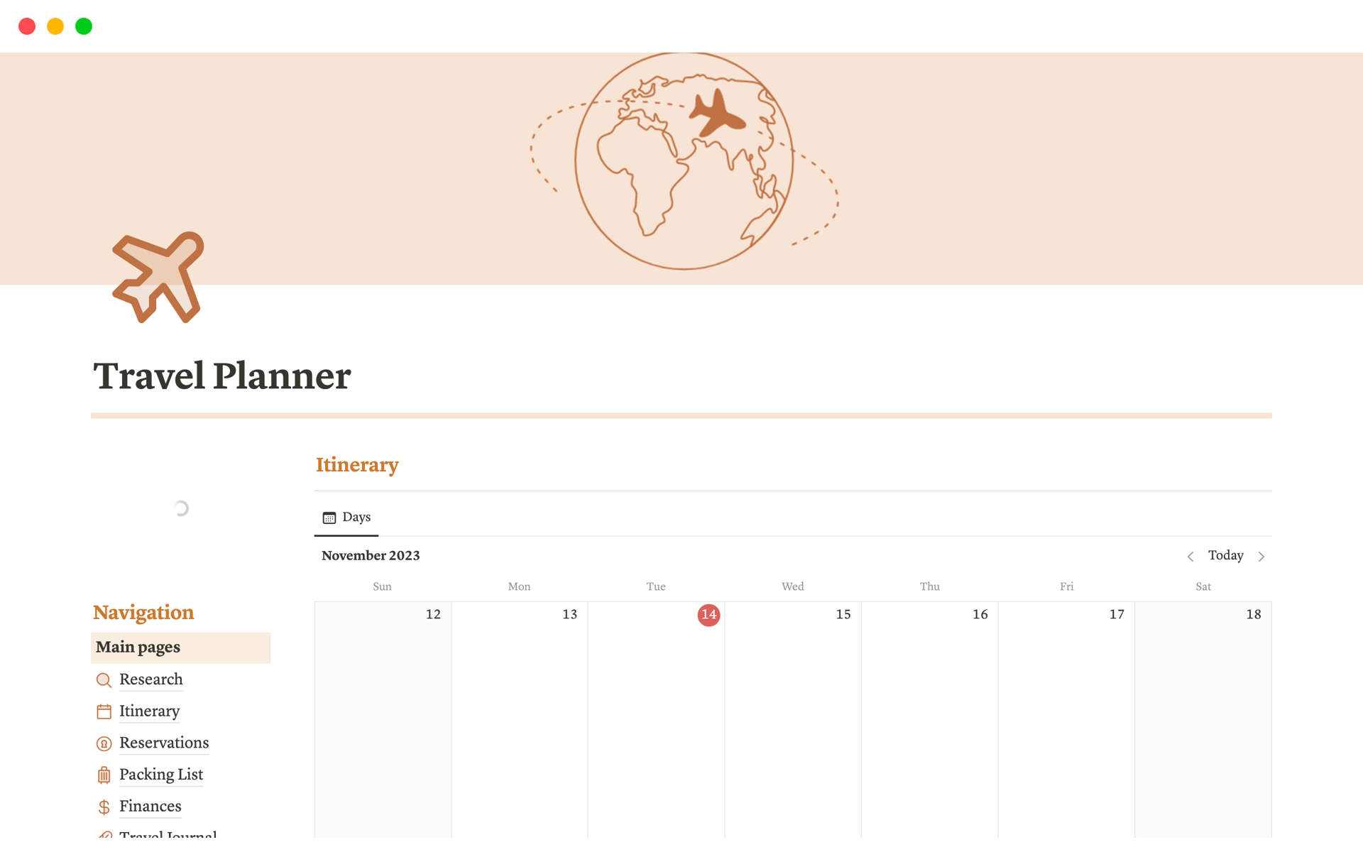 Travel Planner Template by Sanket Gaikwad | Notion Marketplace