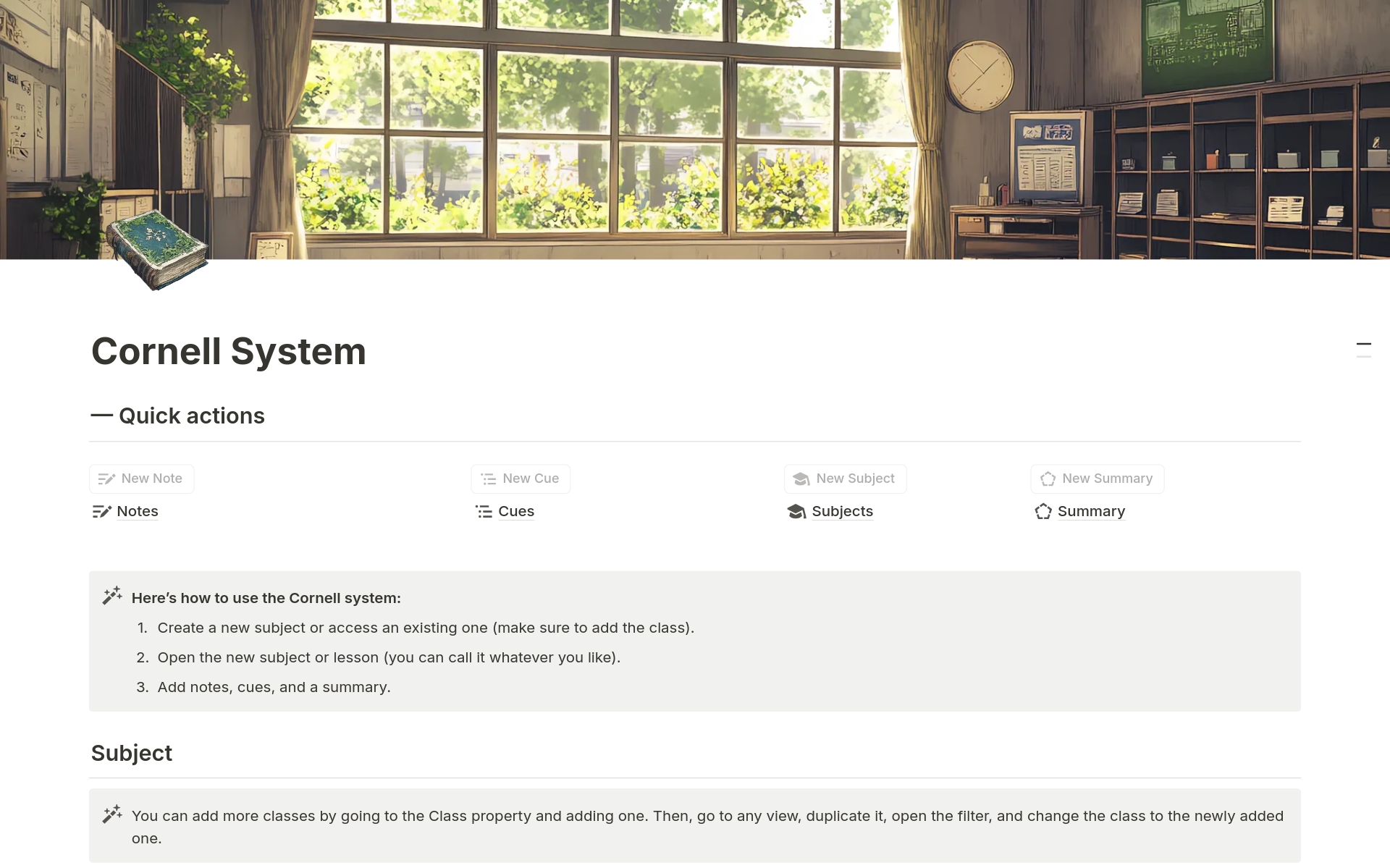 Cornell Note Taking Template | Notion Marketplace